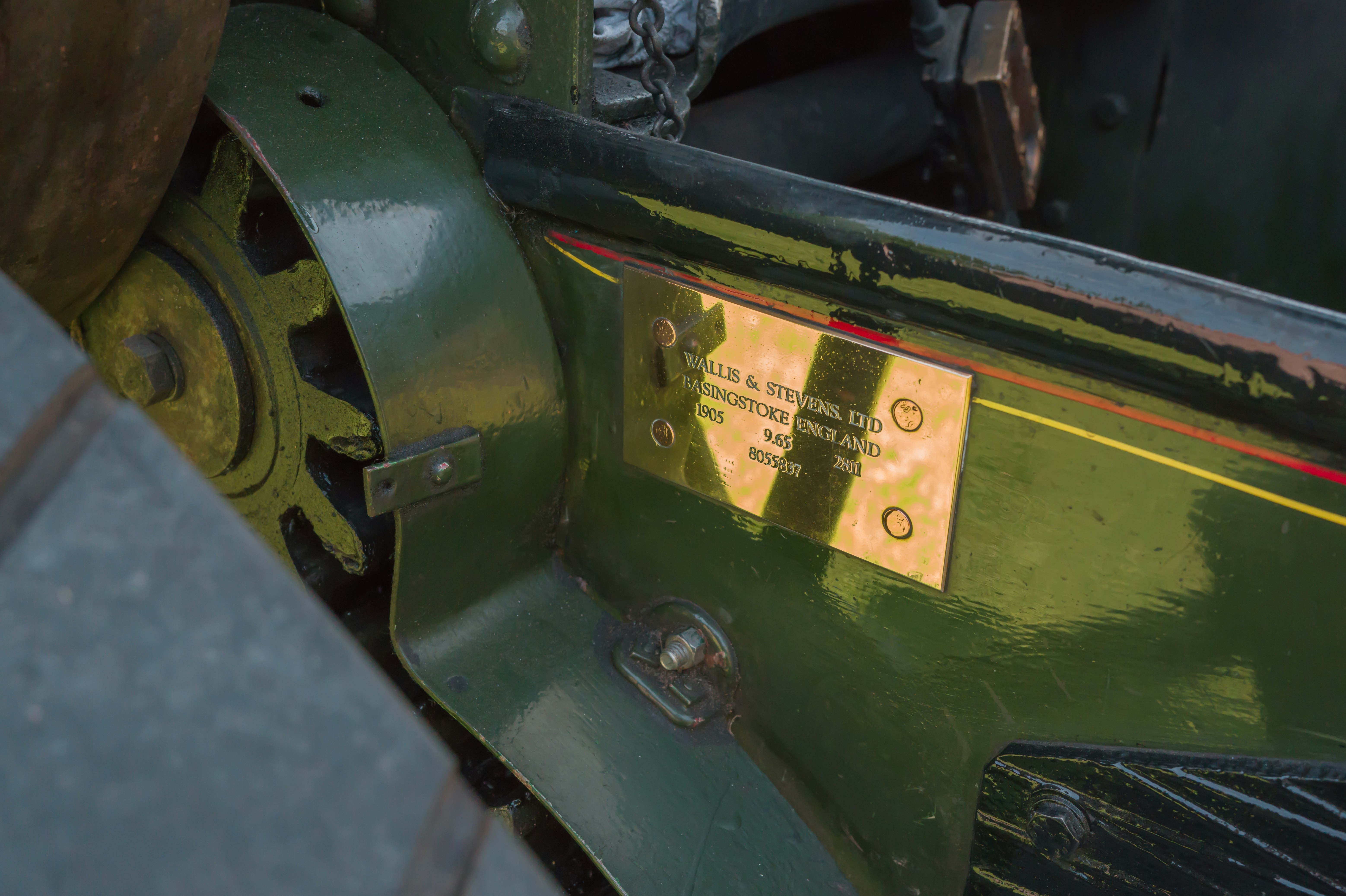 Engine Plate of History: A Glimpse into Mechanized Heritage