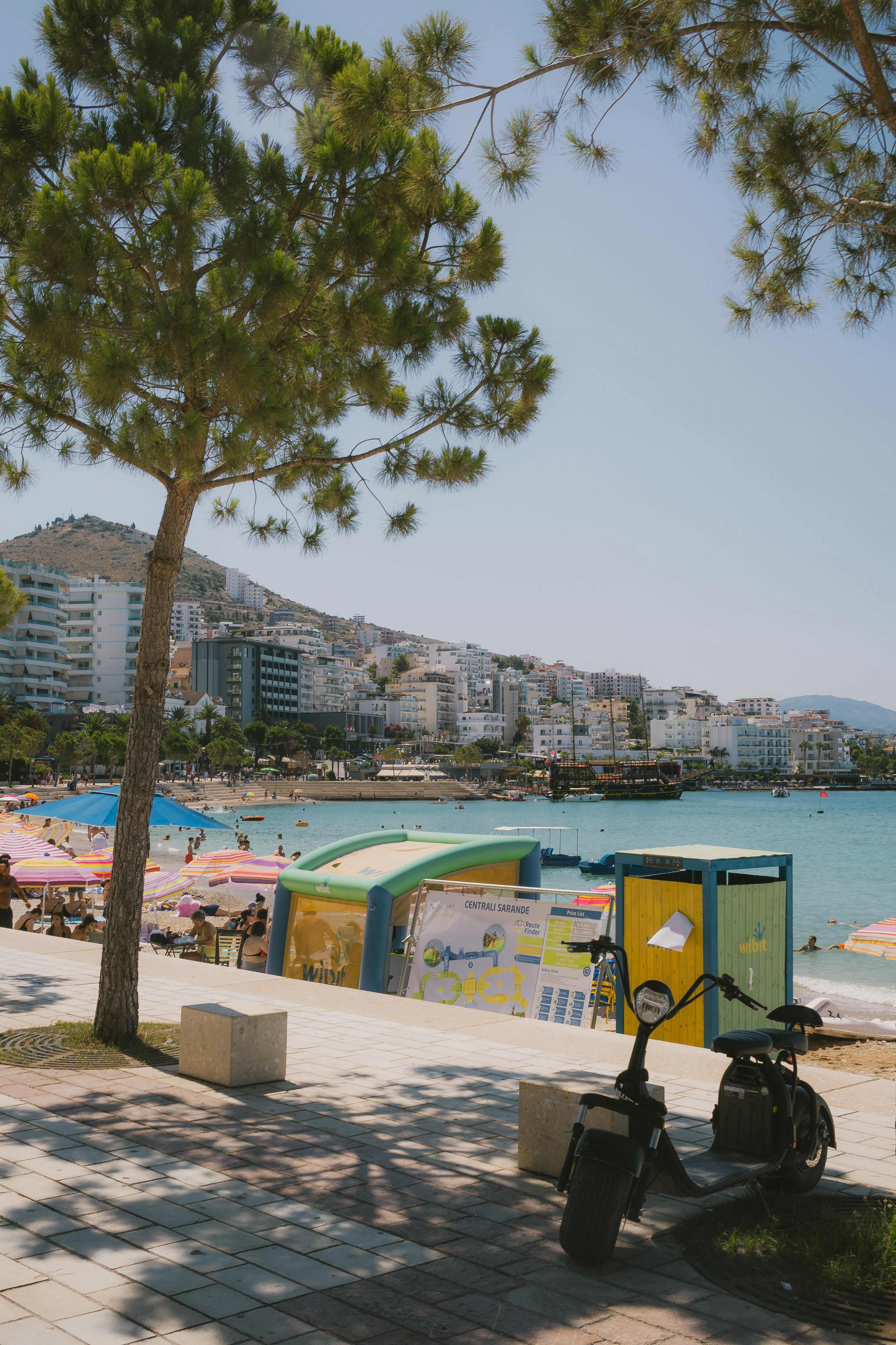 Seaside Serenity Amidst Urban Life