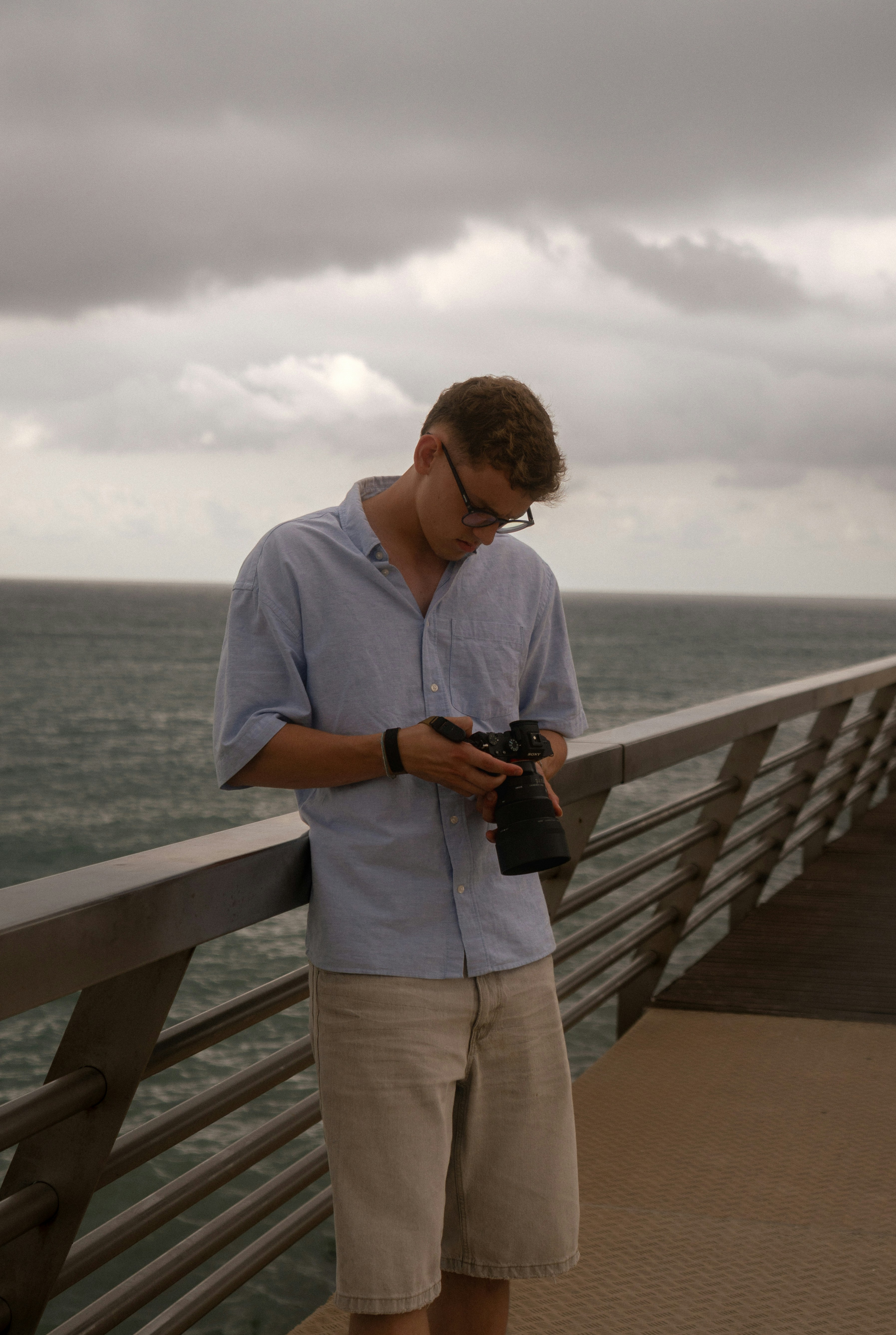 The Art of Capture: A Moment on the Pier