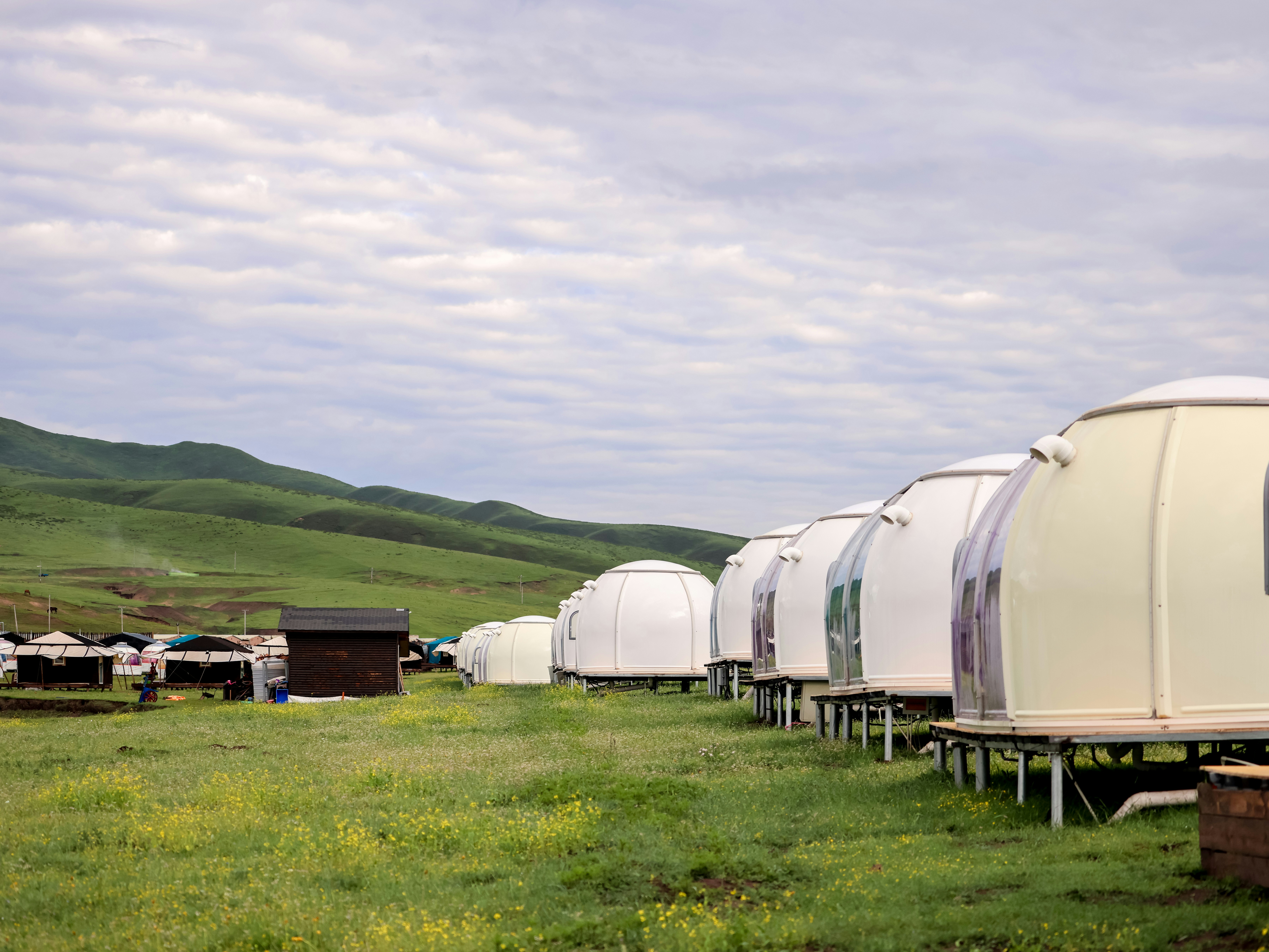 Harmony of Modernity and Nature in Yurt Village