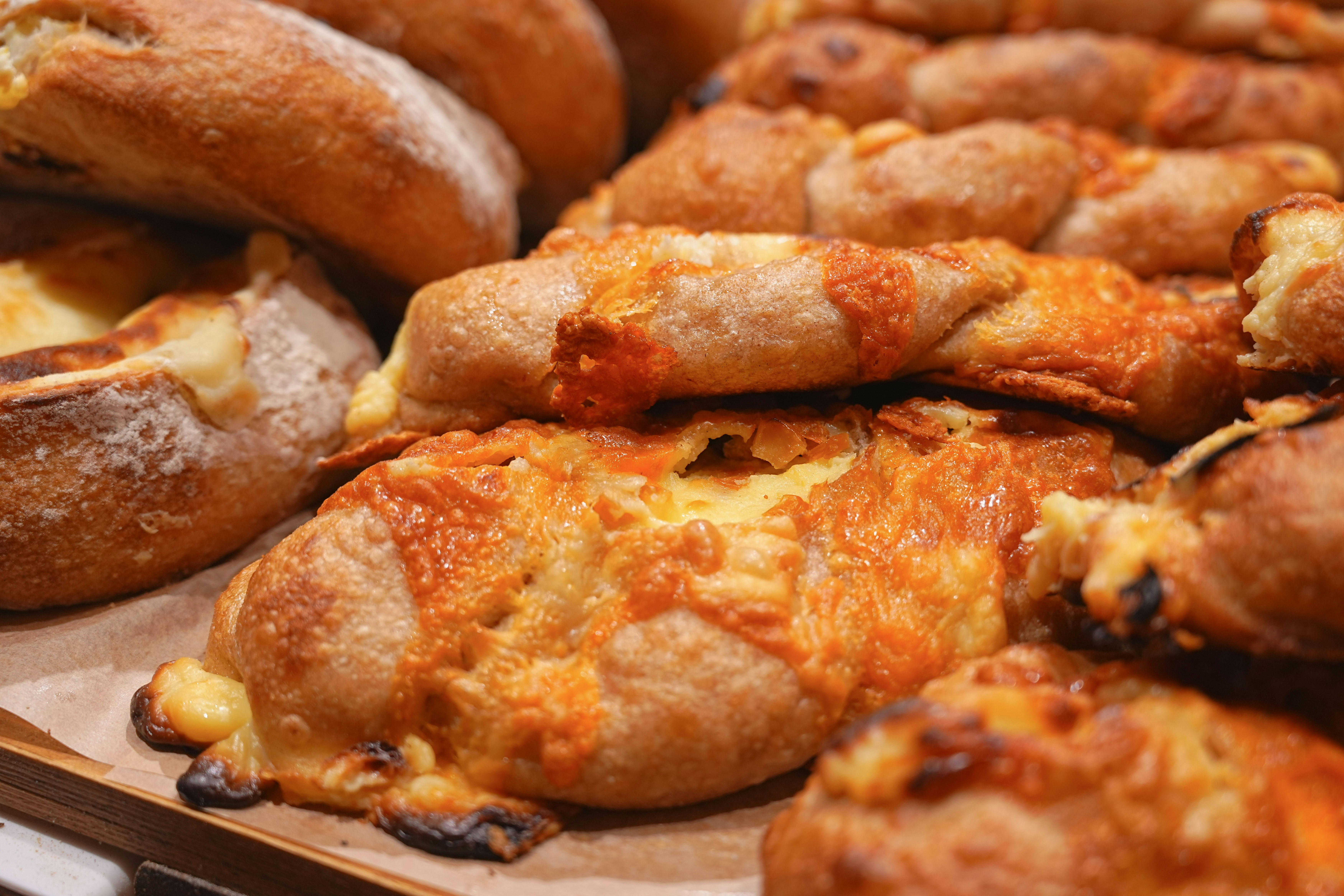 Cheesy Delights: A Bakery's Warm Offering