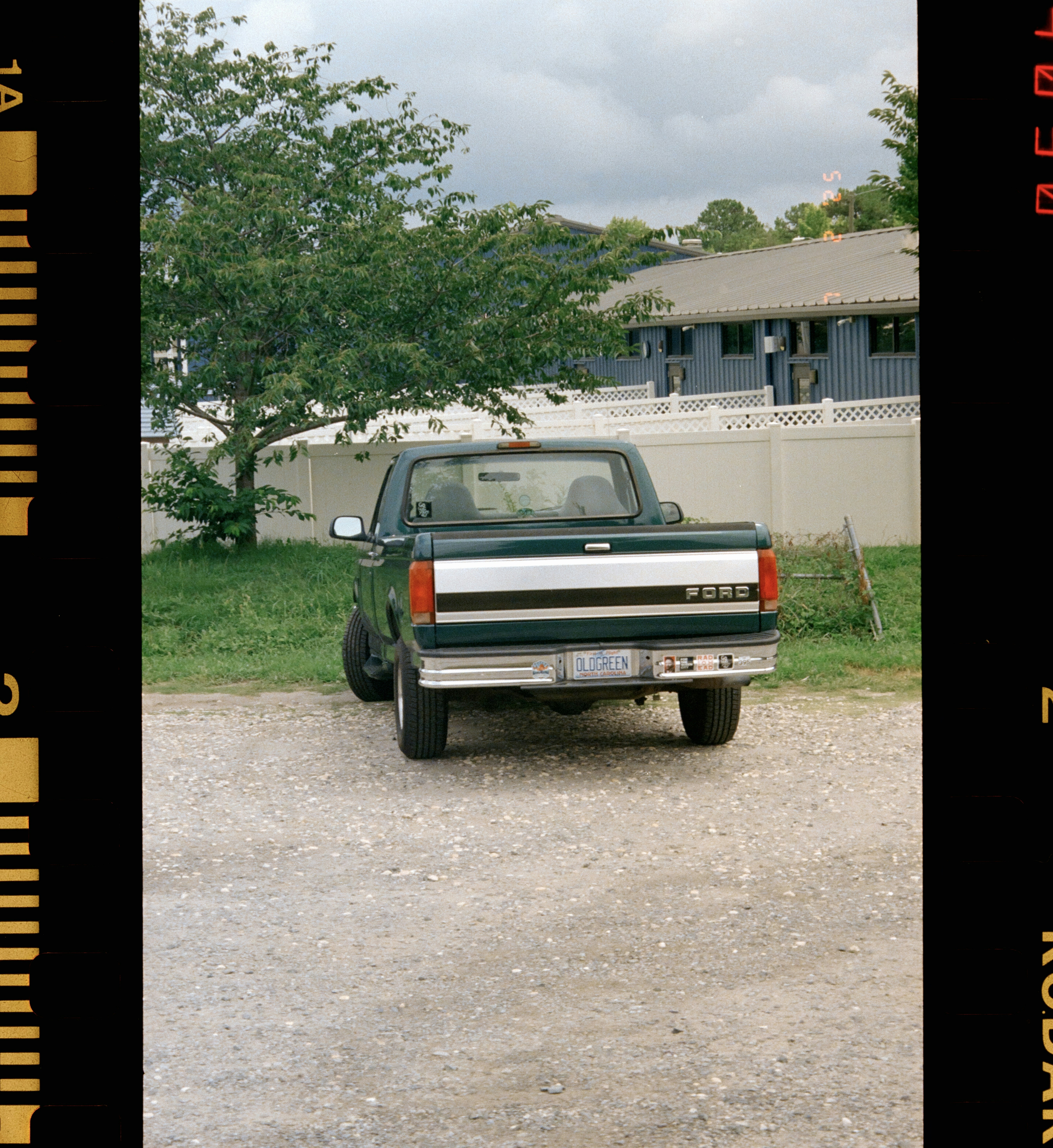 Rustic Reflections: A Ford's Quiet Resilience