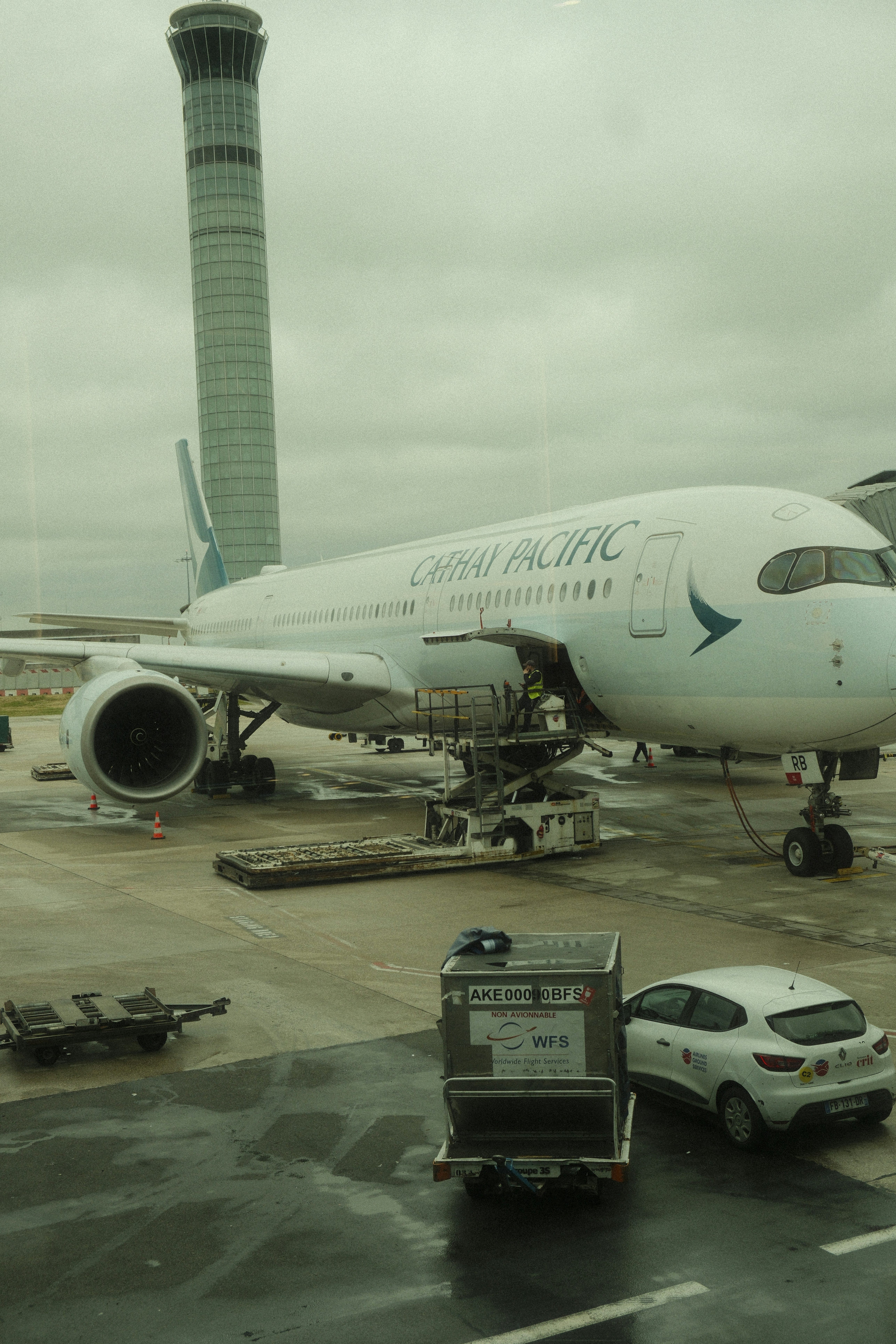 Grounded Giants: A Moment at the Tarmac