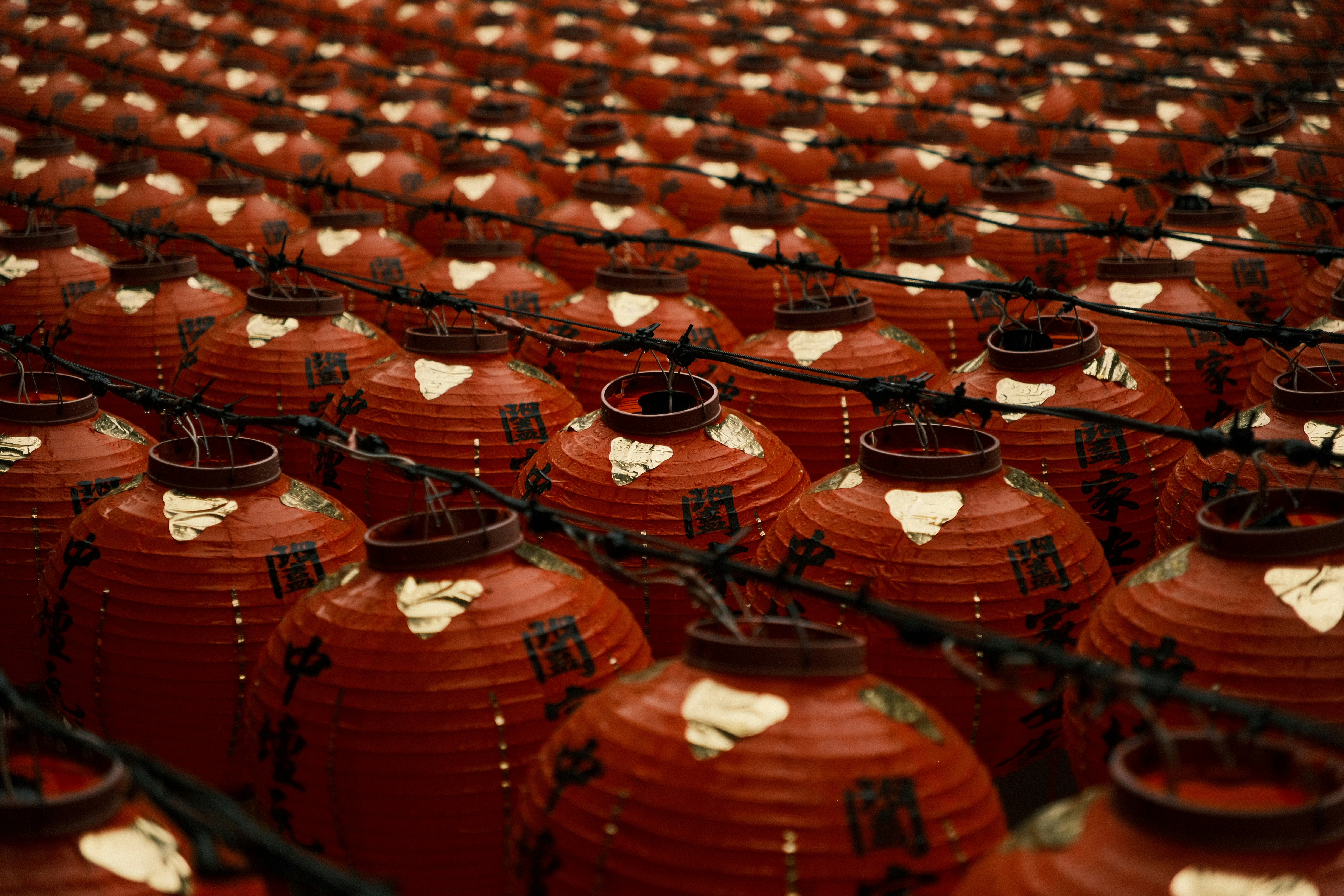 Harmony in Red: A Sea of Lanterns