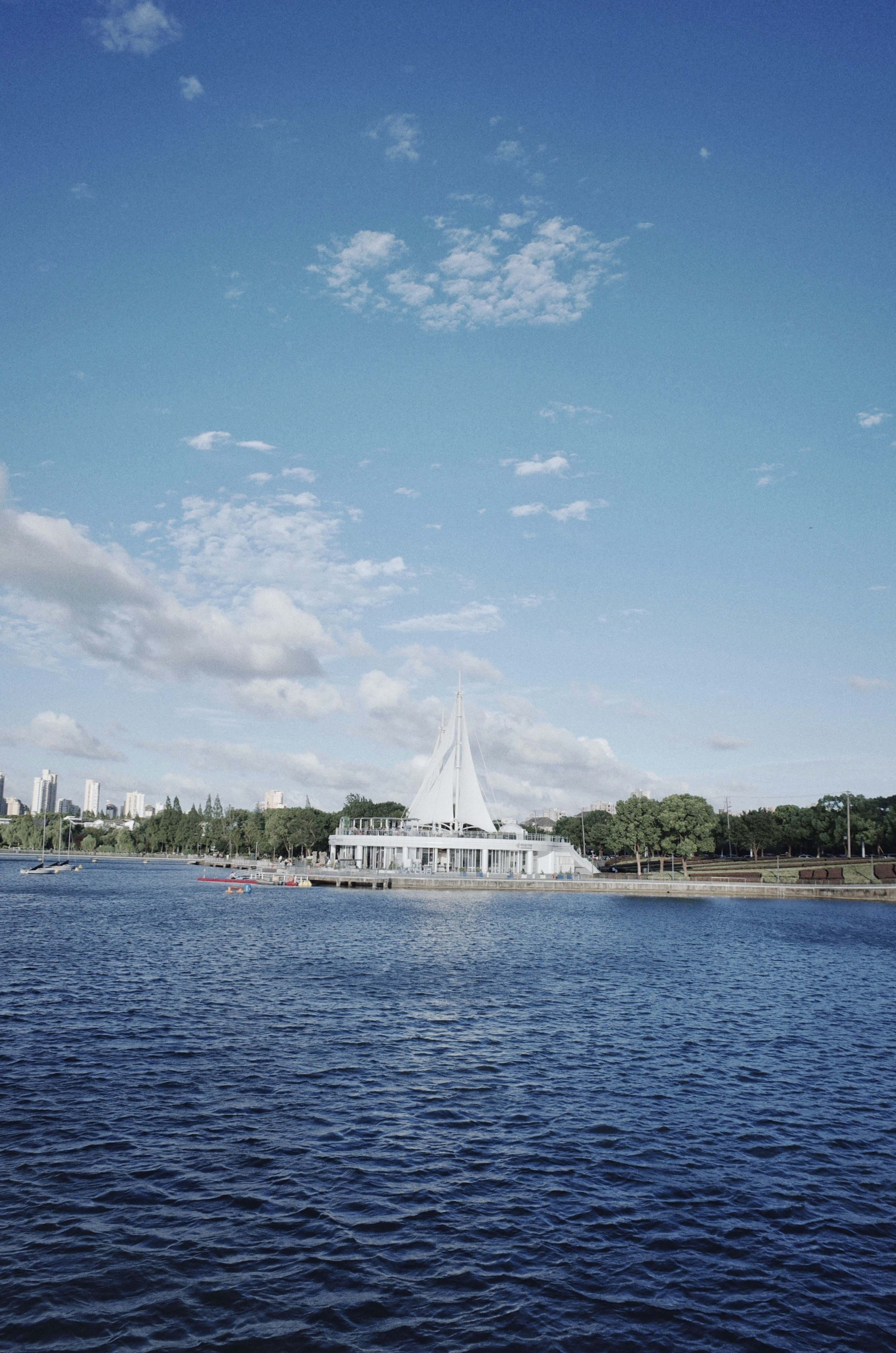 Sailing into Serenity: A Tranquil Waterscape