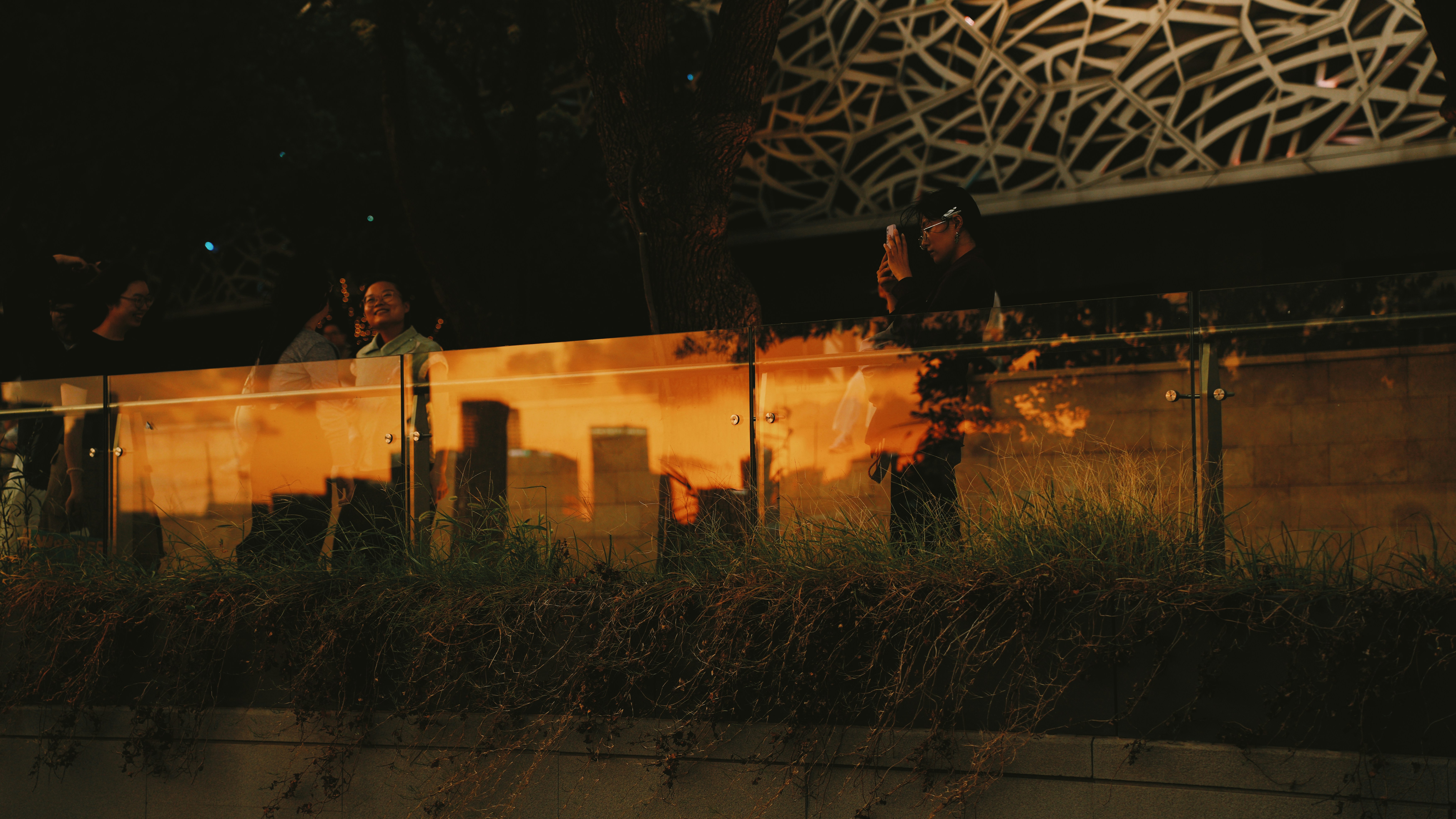 Urban Reflections at Dusk