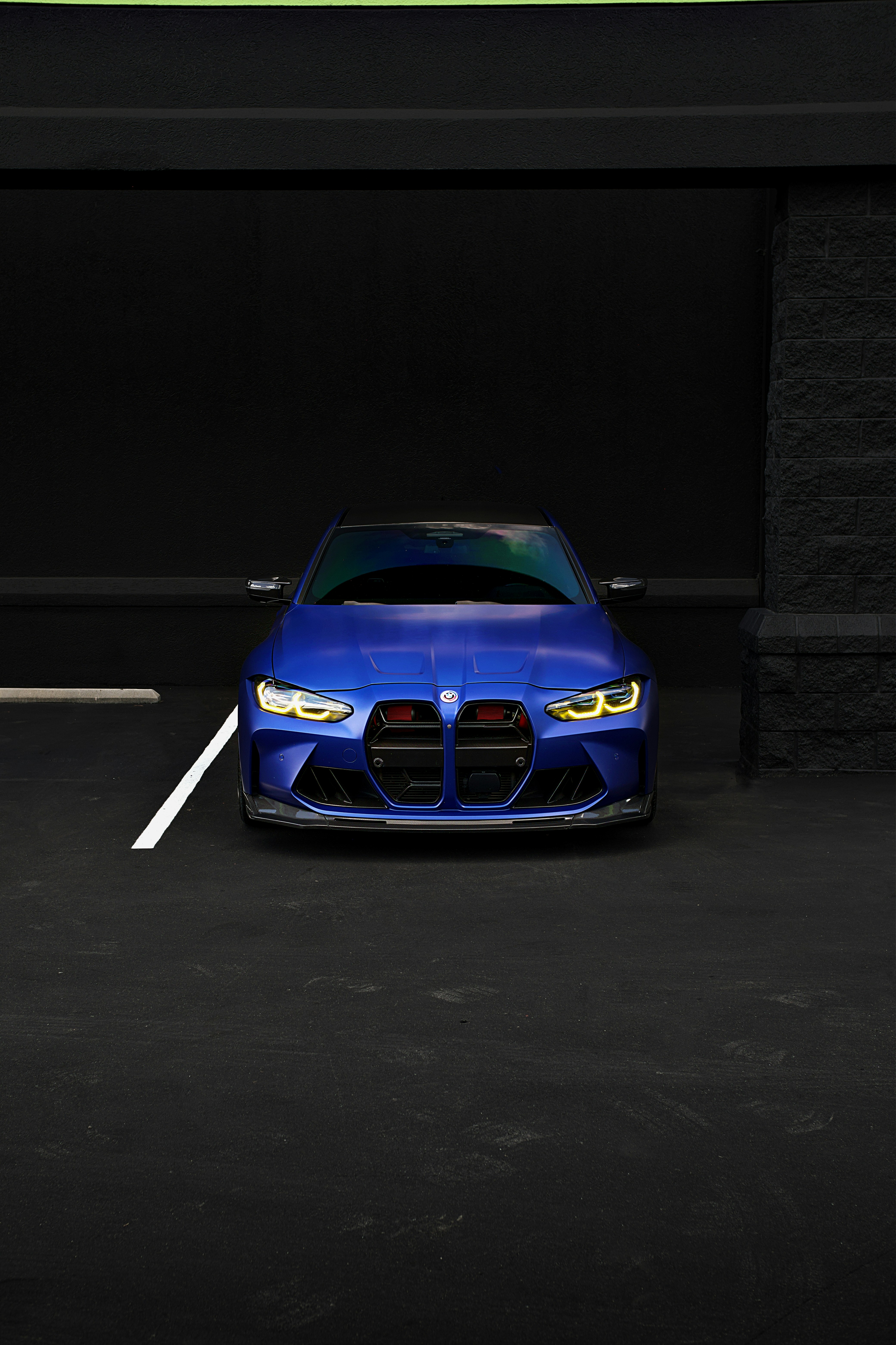 The Bold Blue Beast: A Study in Automotive Elegance
