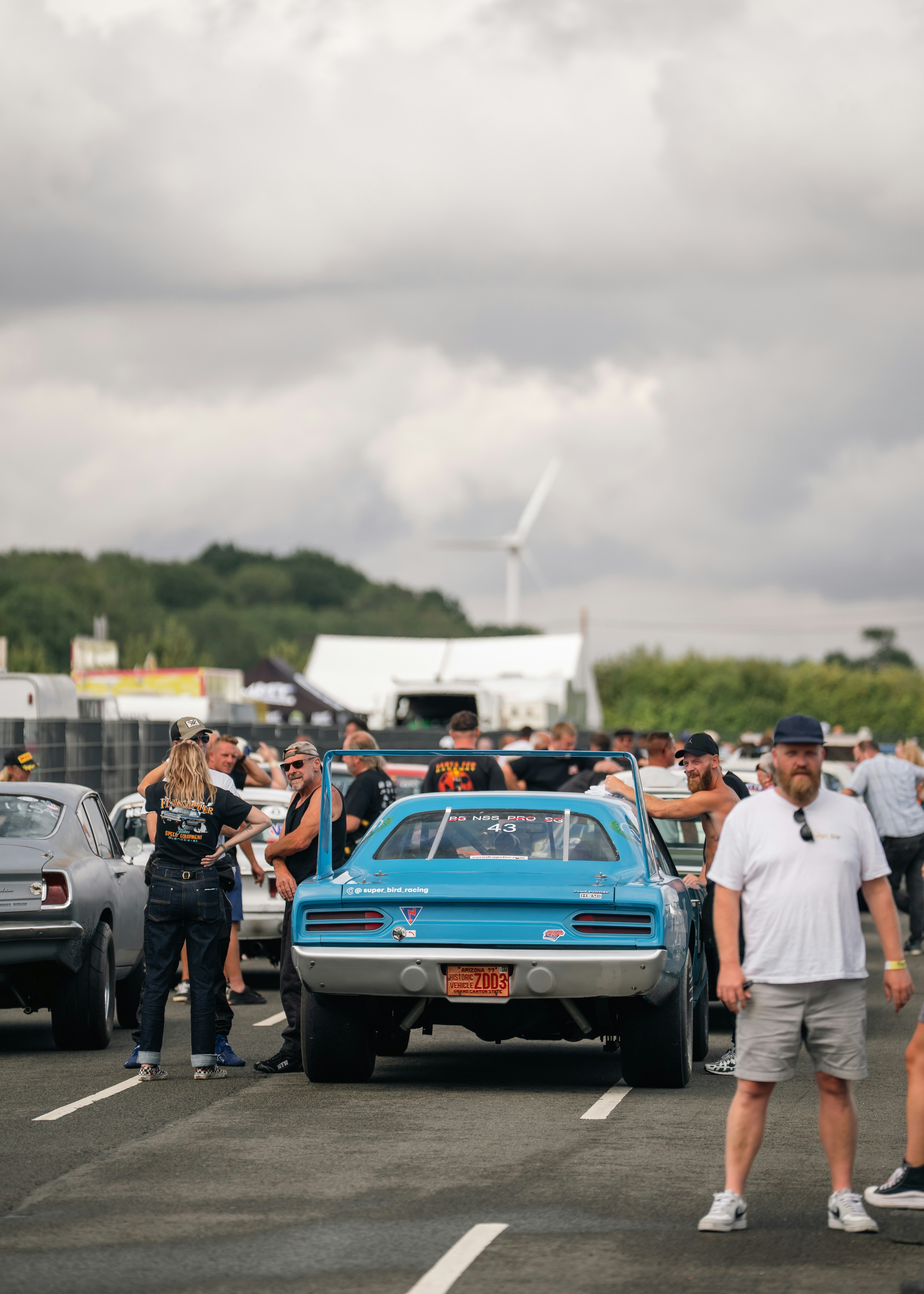 Midfield Blue Muscle: A Chevrolet in the Pit Lane