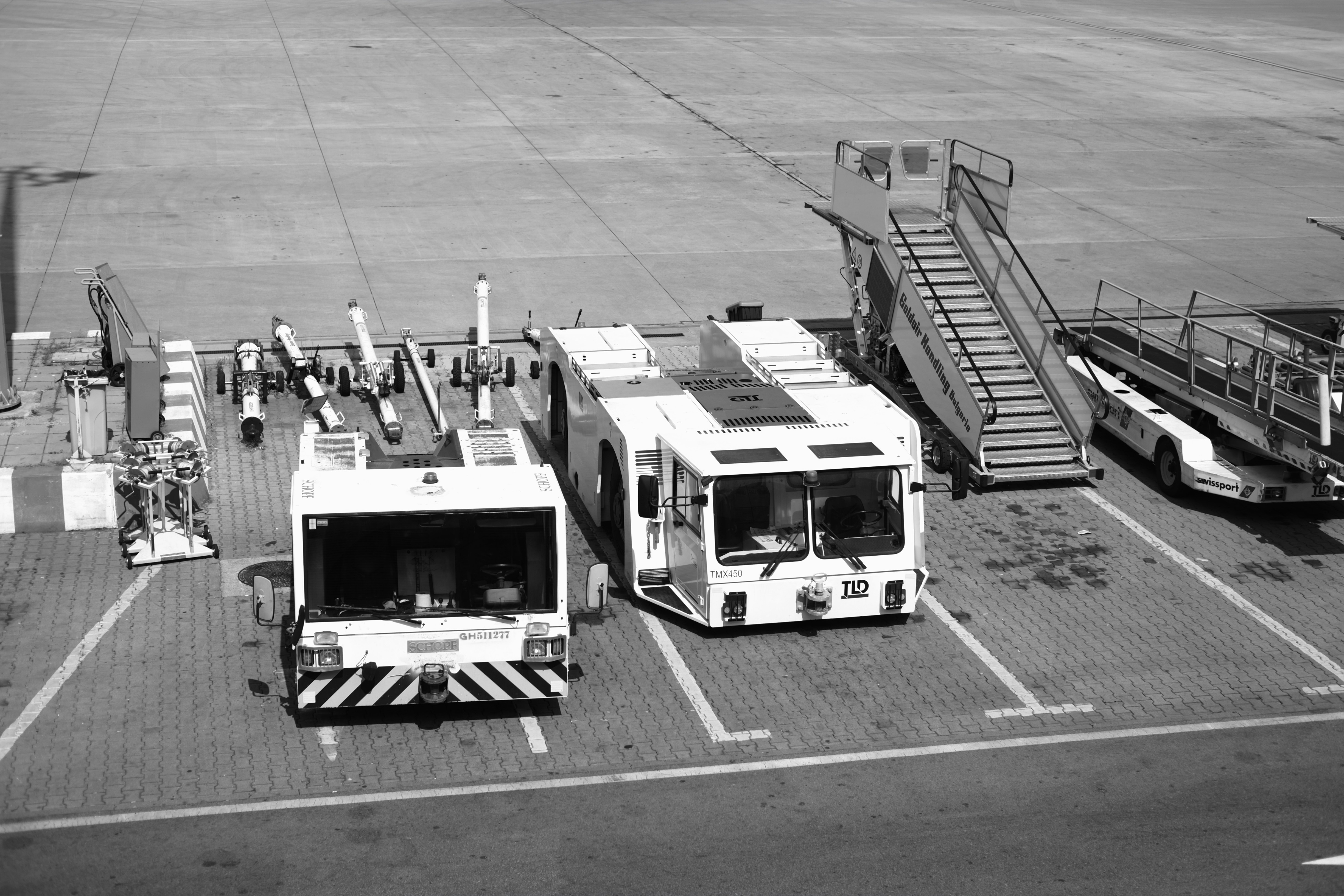Ground Operations: A Study in Monochrome Machinery