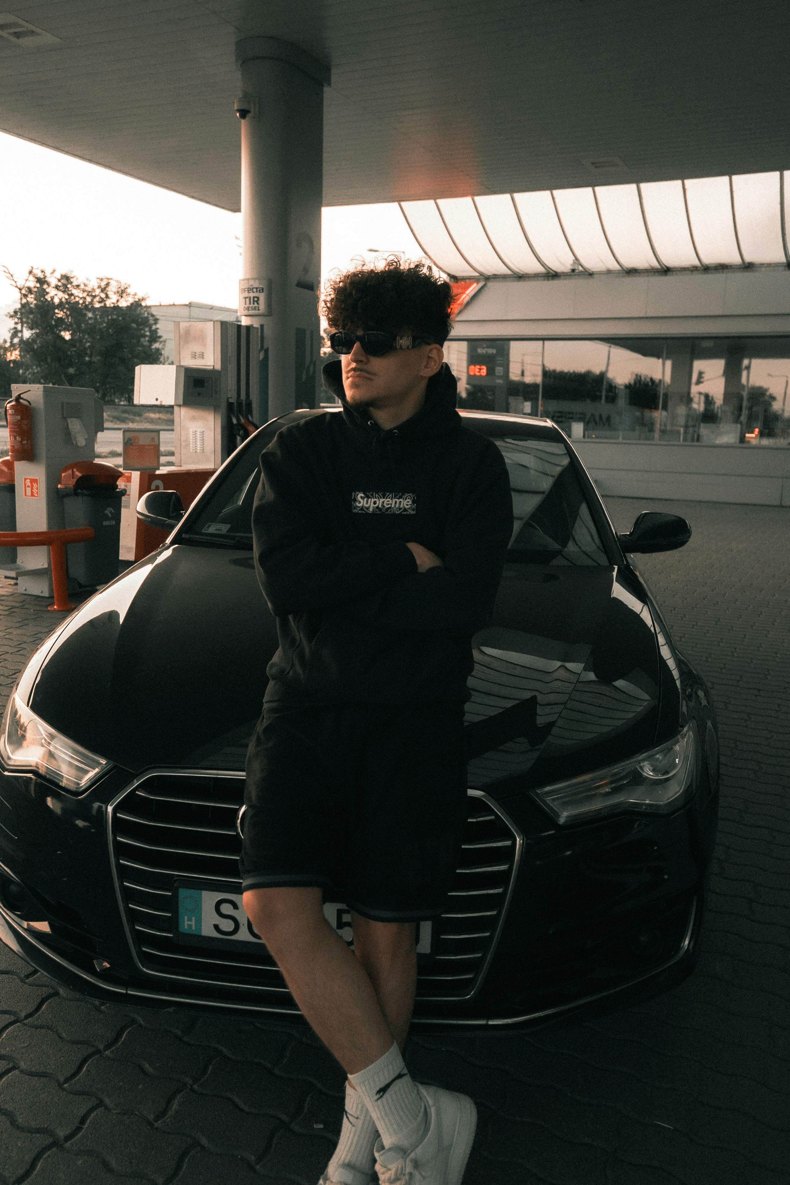 Urban Chill: A Moment of Swagger