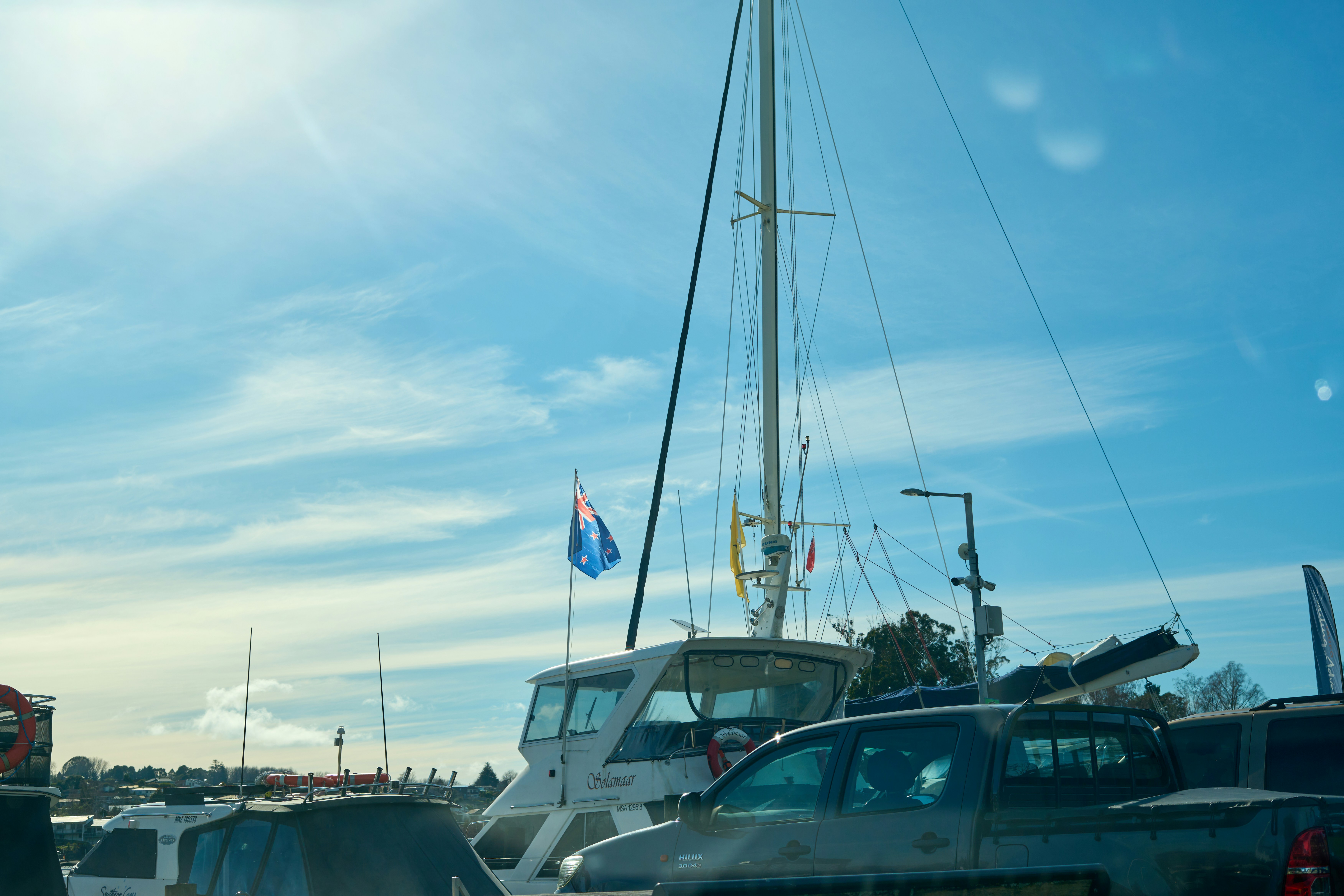 Harbor Harmony: A Dance of Vessels and Sky