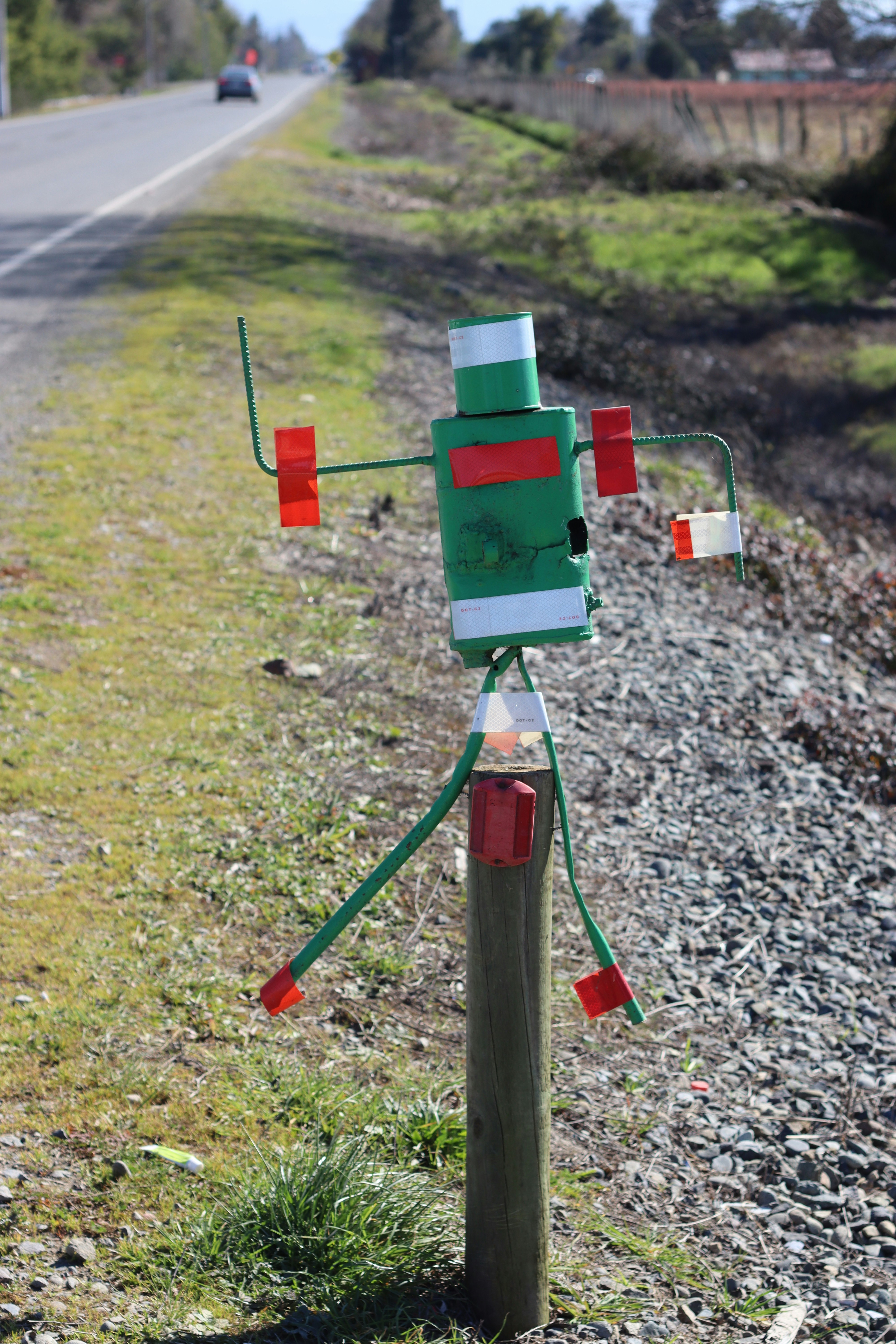 Whimsical Roadside Guardian