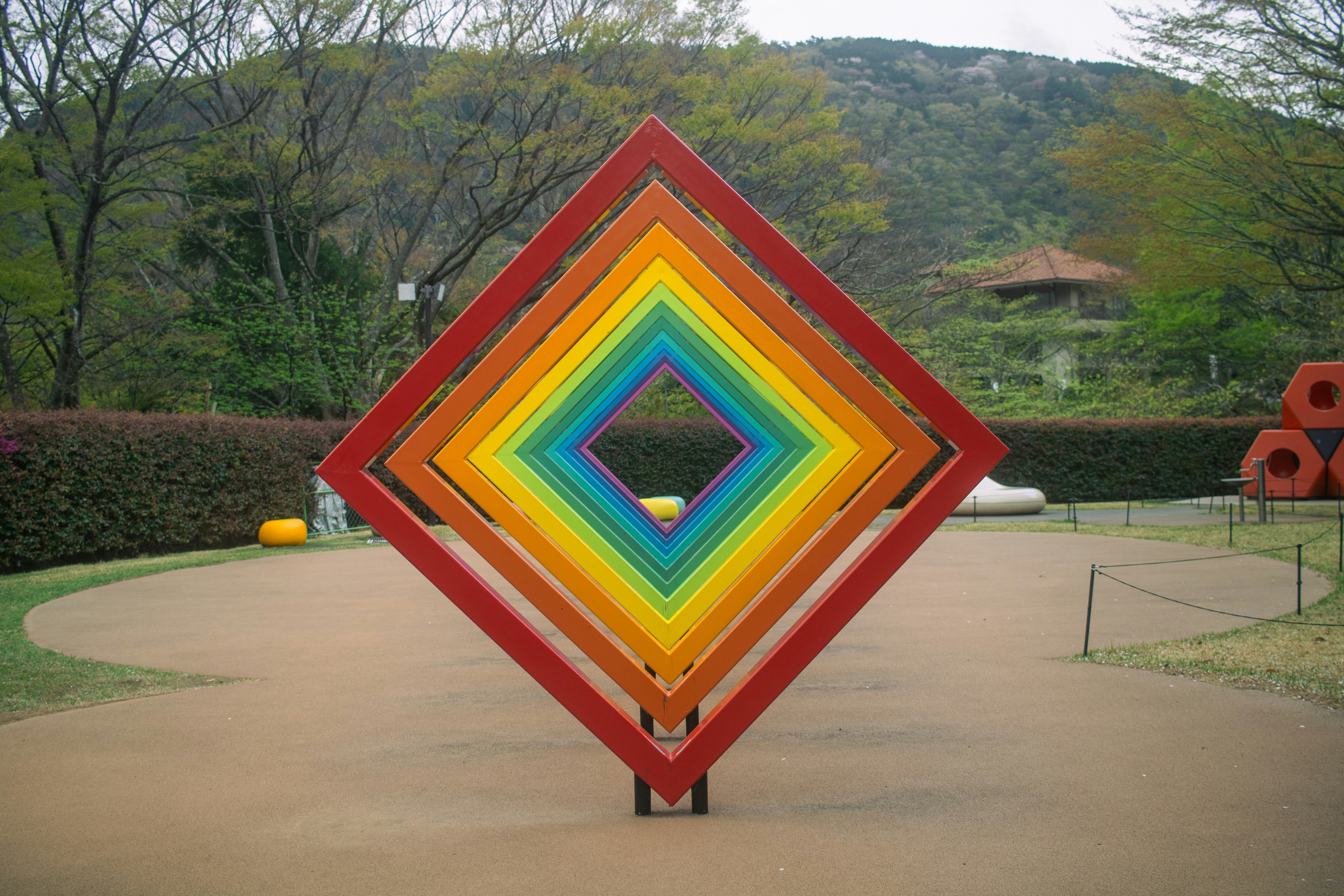 Vibrant Prism: A Geometric Journey Through Color