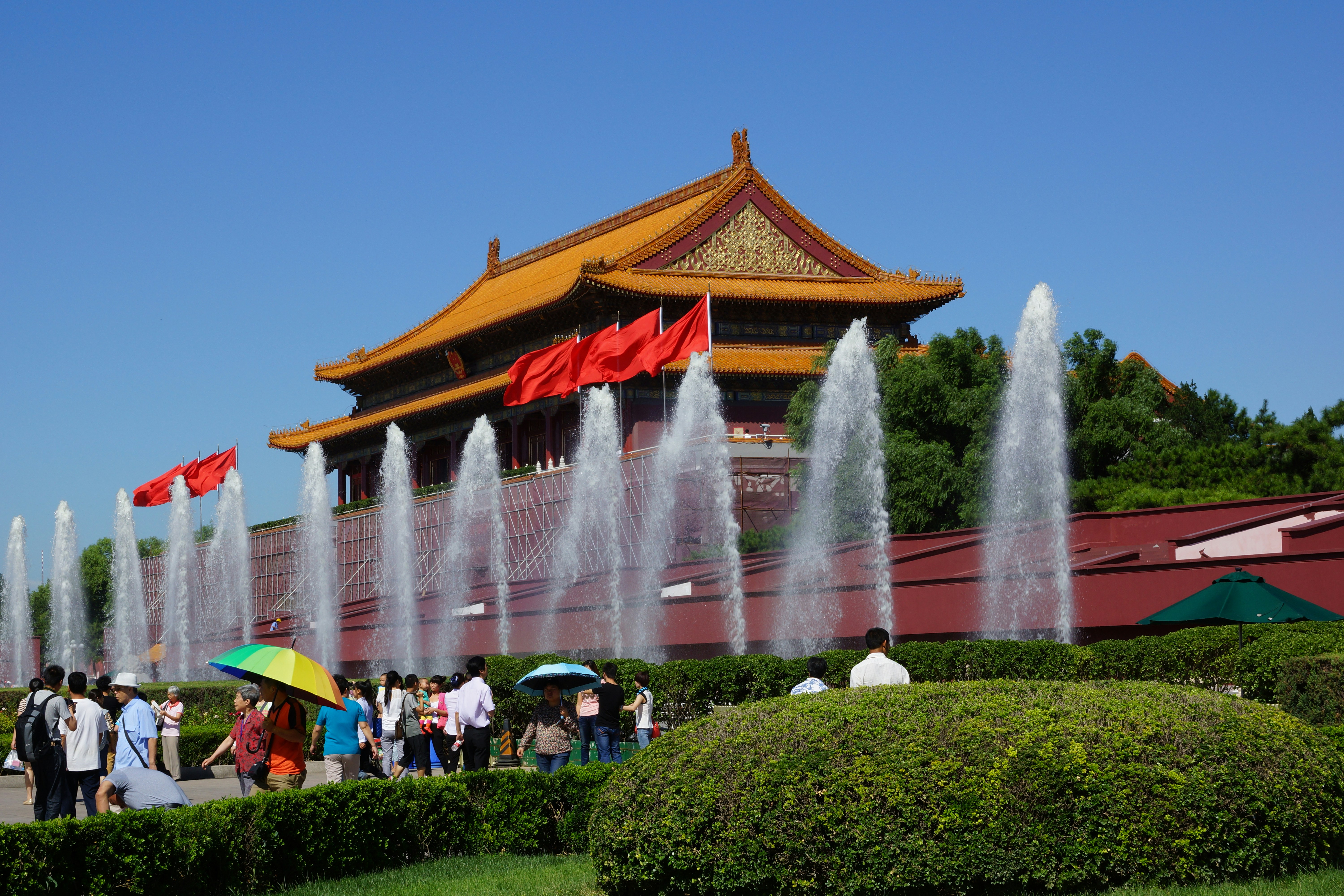 Tiananmen square in beijing, china.