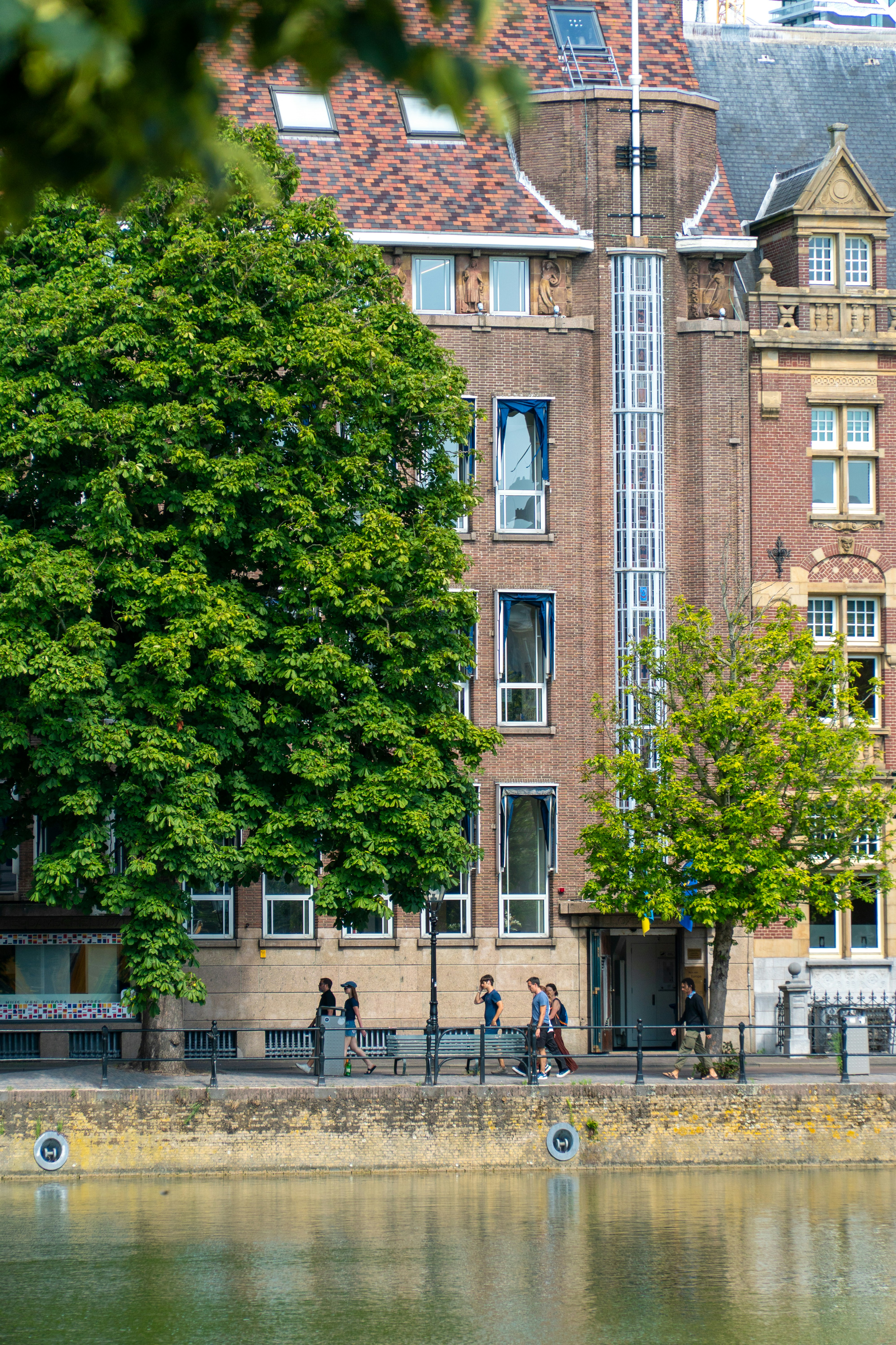 Urban Reflections: A Stroll by the Water
