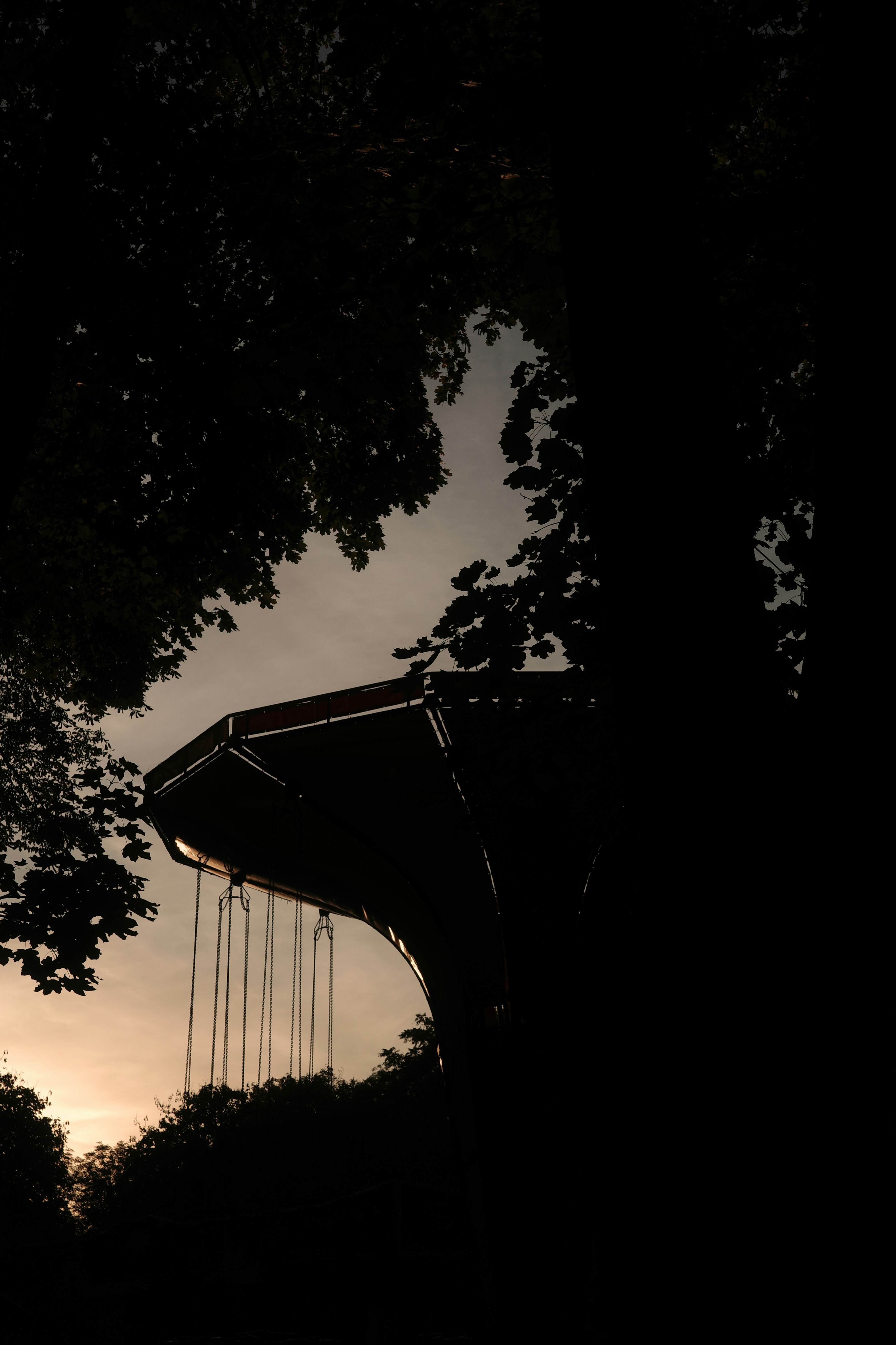 Whispers of Twilight: A Swing's Solitary Reflection