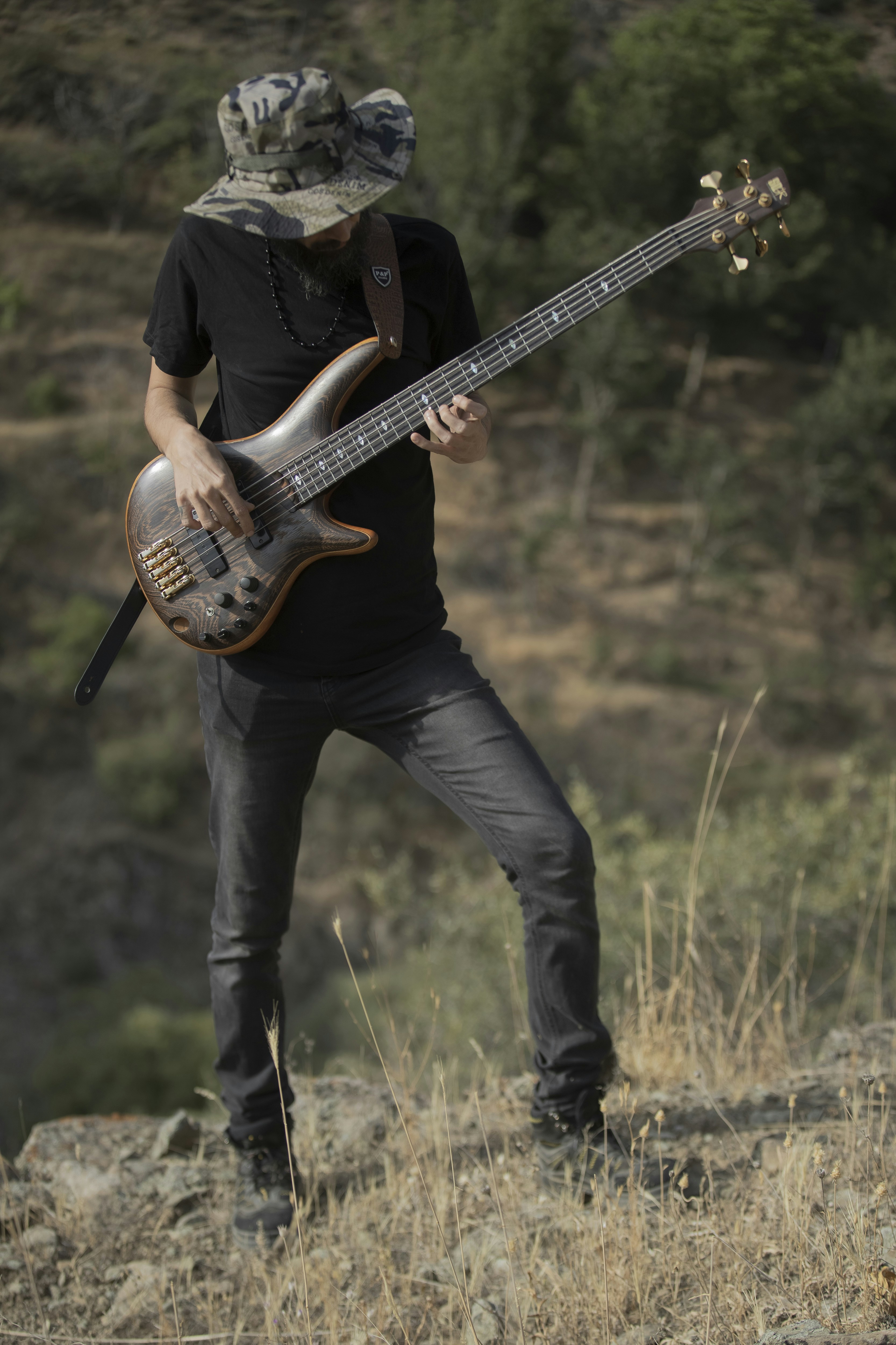 Ridge Echoes: A Bassist Finds Groove on a Dry Hillside