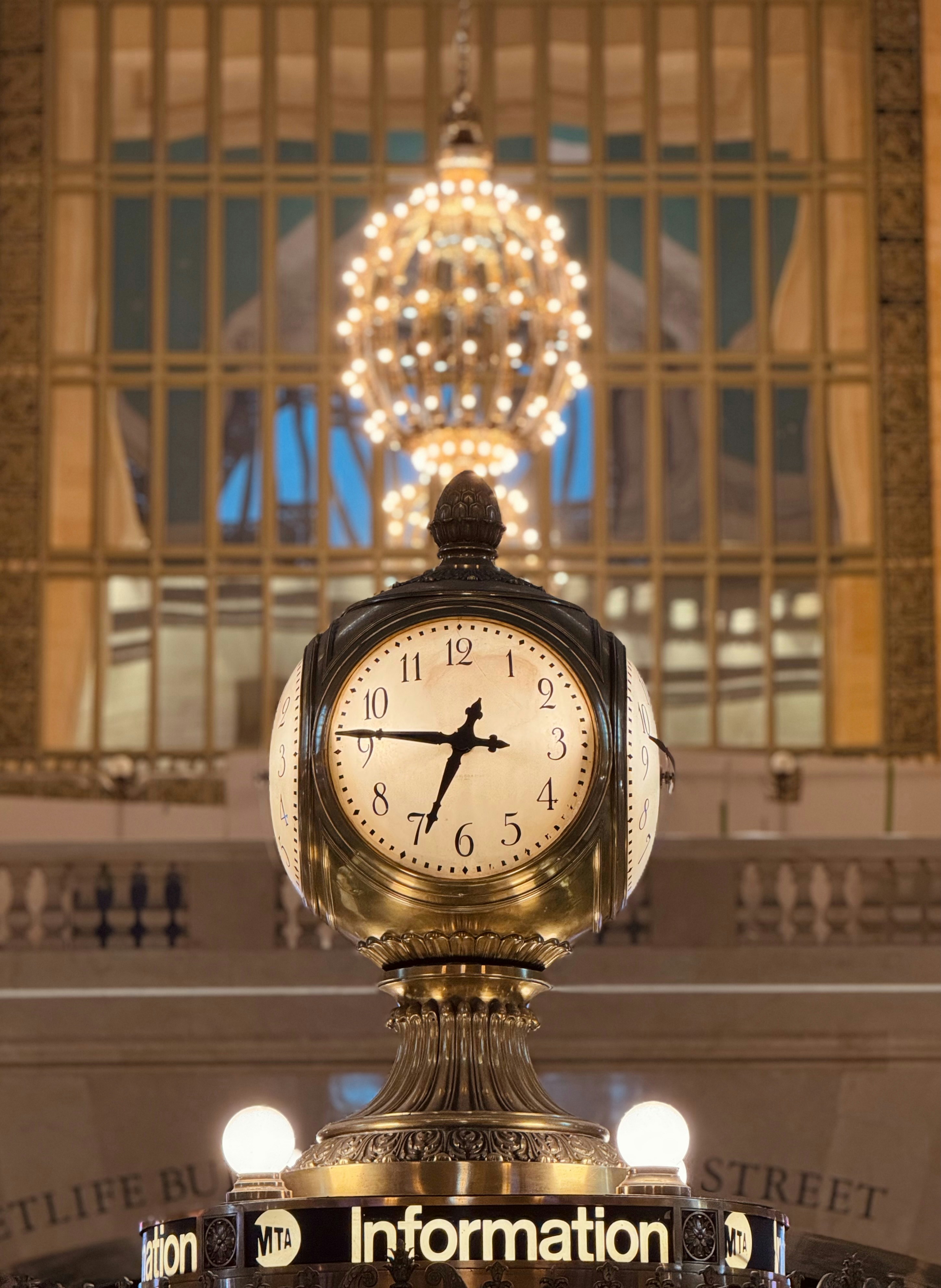 The iconic clock at grand central station, new york. photo – Free New ...