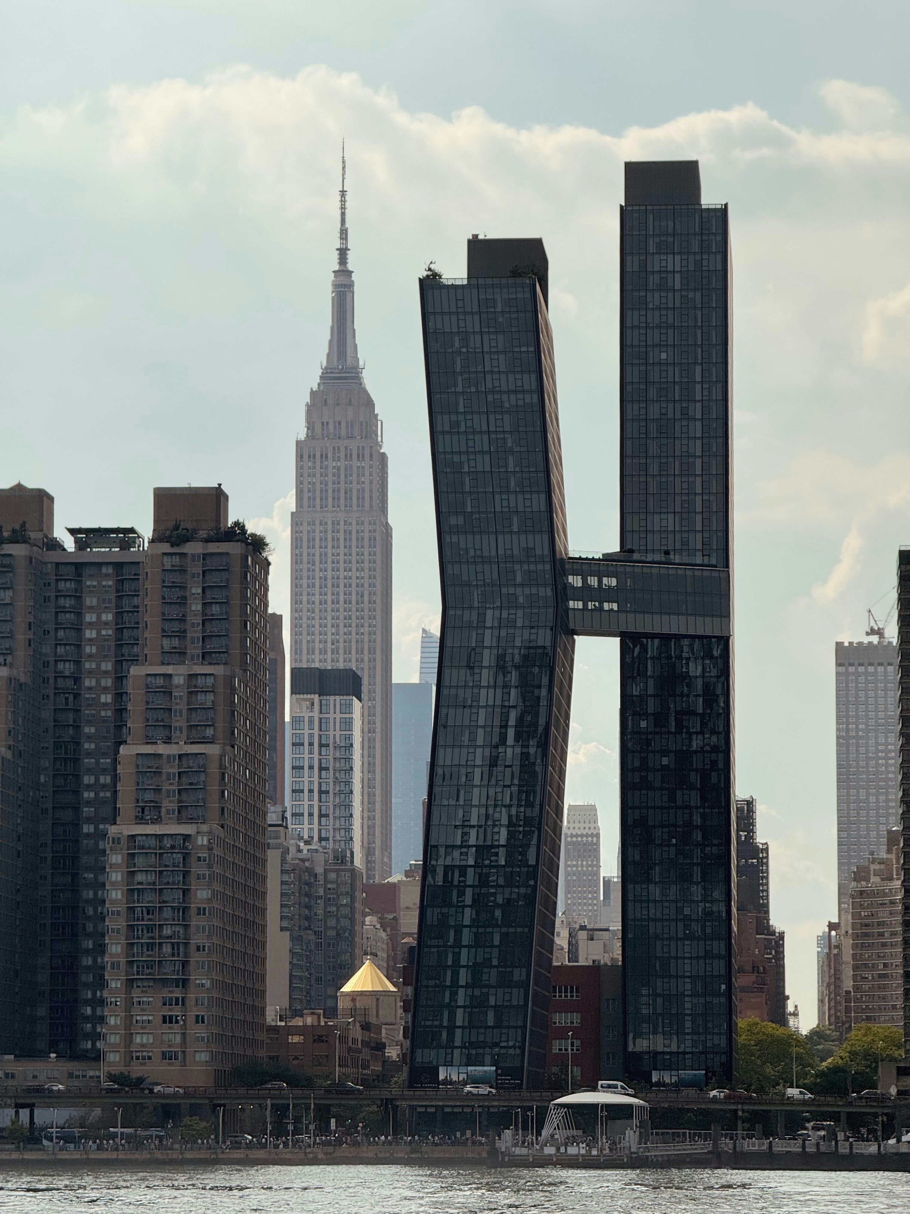 The Modernist Duo Against a Timeless Skyline