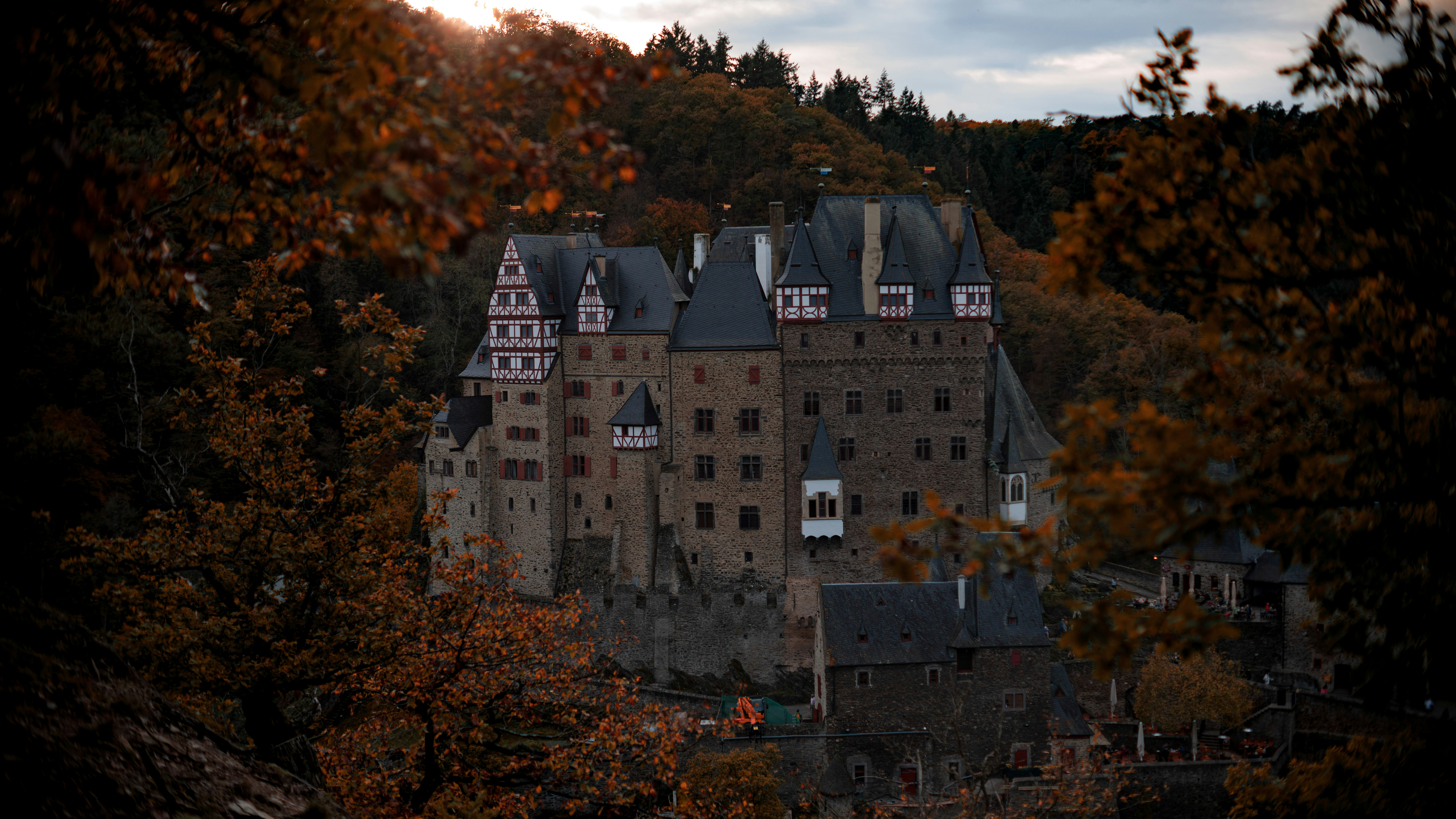 Whispers of History: The Enigmatic Castle Amidst Autumn's Embrace