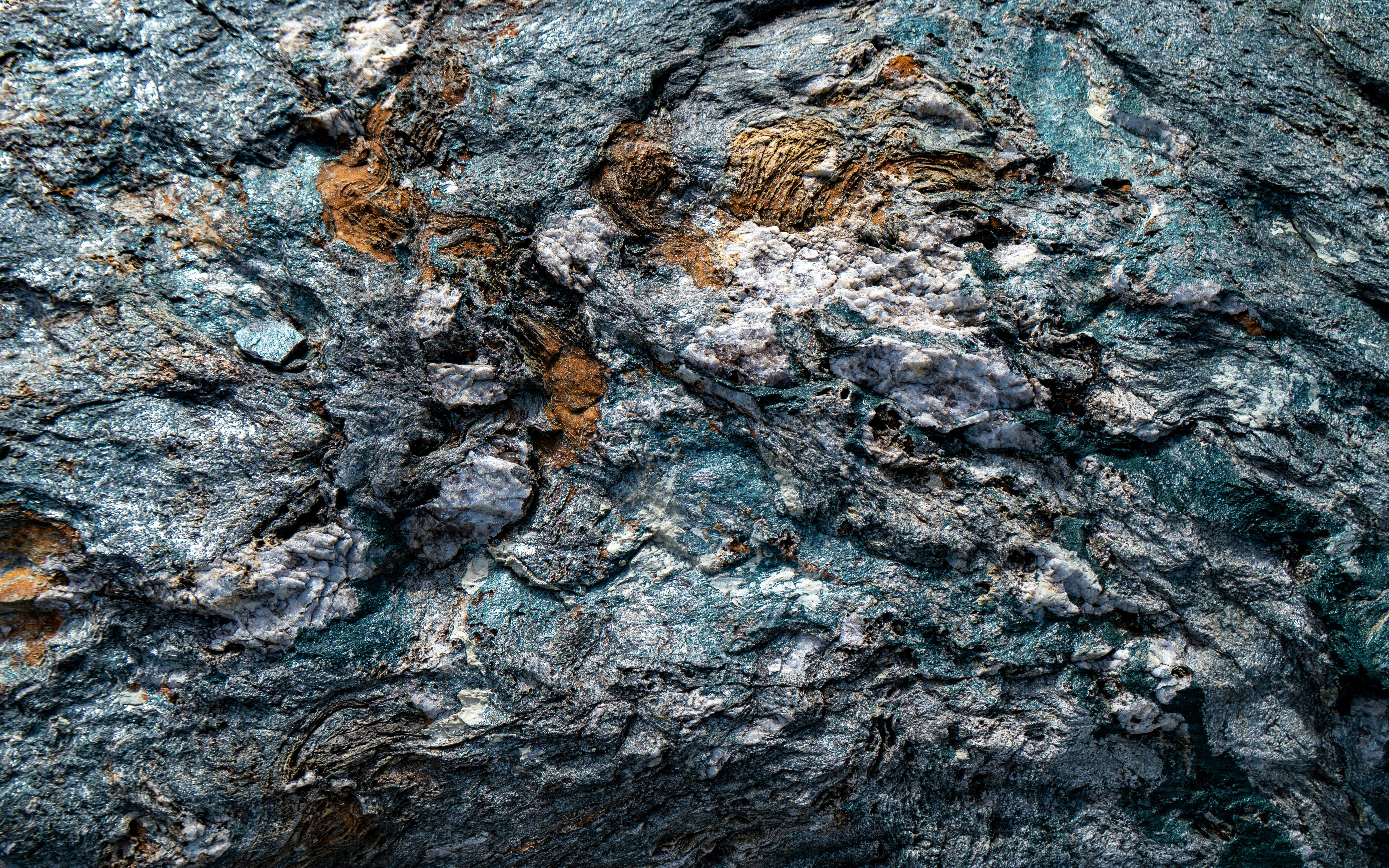 Nature's Textured Canvas: A Geological Tapestry