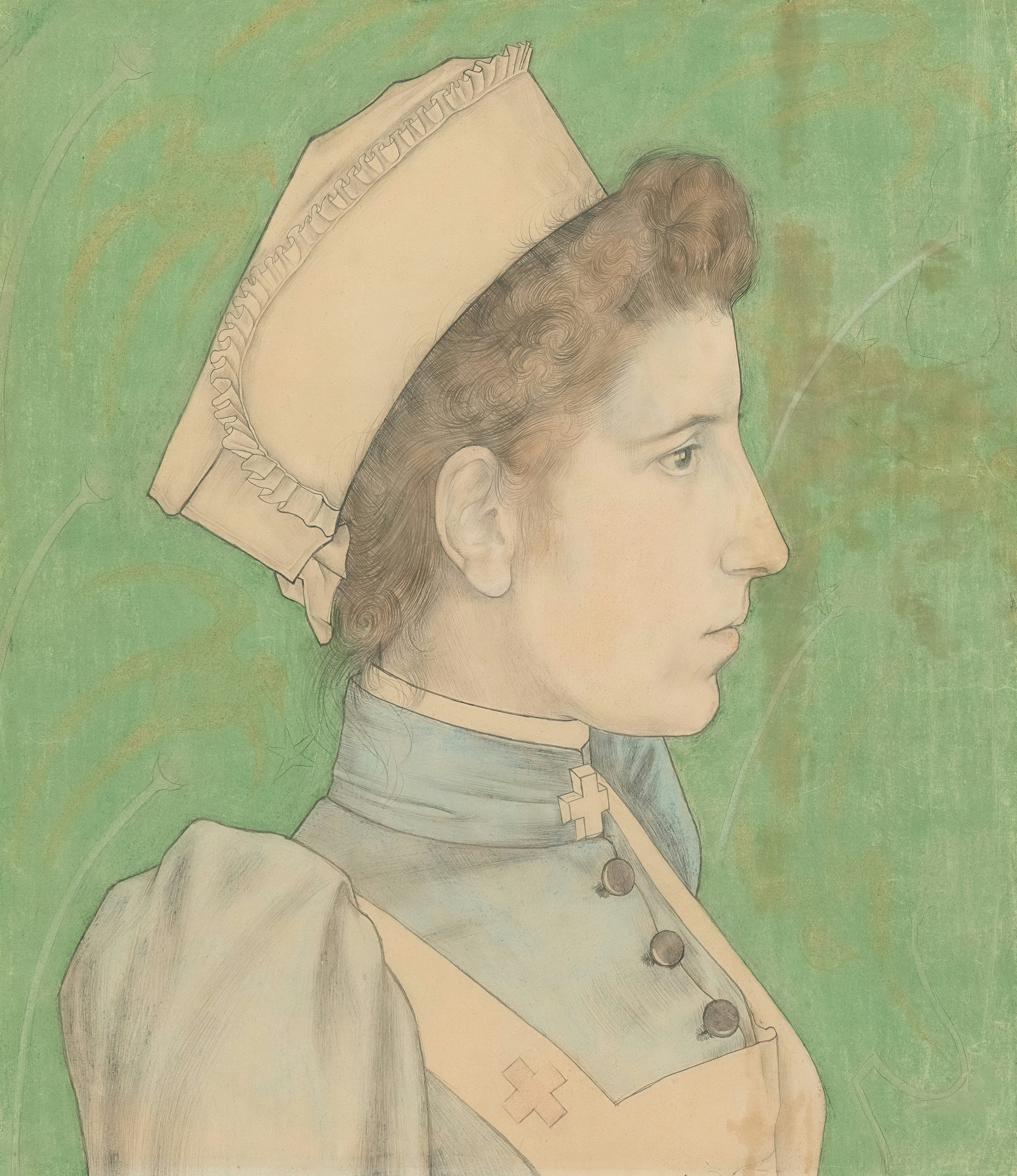 Title: Portrait of Nurse Nelly Publisher: Rijksmuseum Date: 1894 Providing institution: Rijksmuseum Aggregator: Rijksmuseum Providing Country: Netherlands Public Domain Portrait of Nurse Nelly - 1894 - Rijksmuseum, Netherlands - Public Domain.