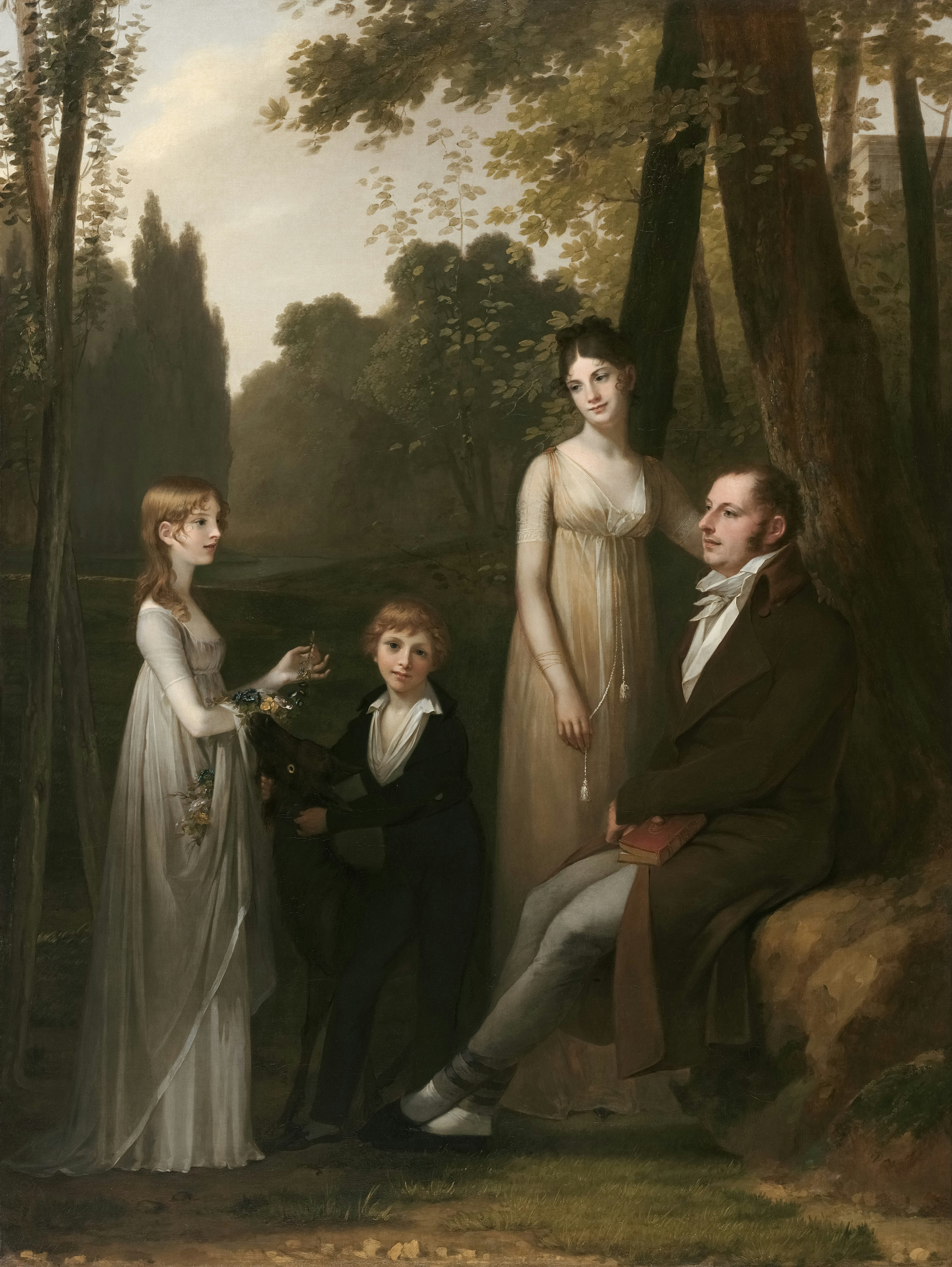 Title: Portrait of Rutger Jan Schimmelpenninck and his Family Publisher: Rijksmuseum Date: 1801 - 1802 Providing institution: Rijksmuseum Aggregator: Rijksmuseum Providing Country: Netherlands Public Domain Portrait of Rutger Jan Schimmelpenninck and his Family - Rijksmuseum, Netherlands - Public Domain.