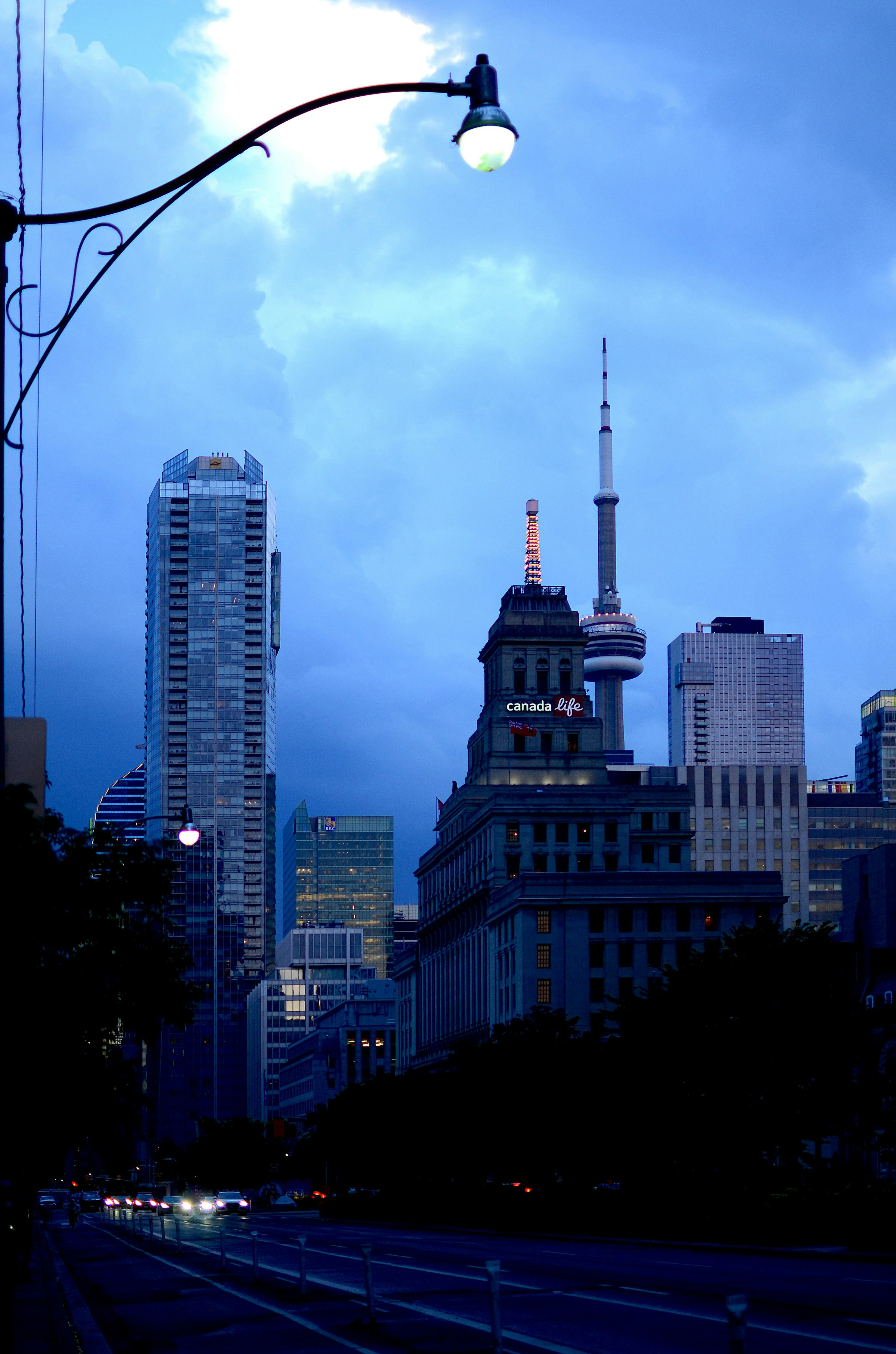 Urban Skyline Under Twilight's Embrace