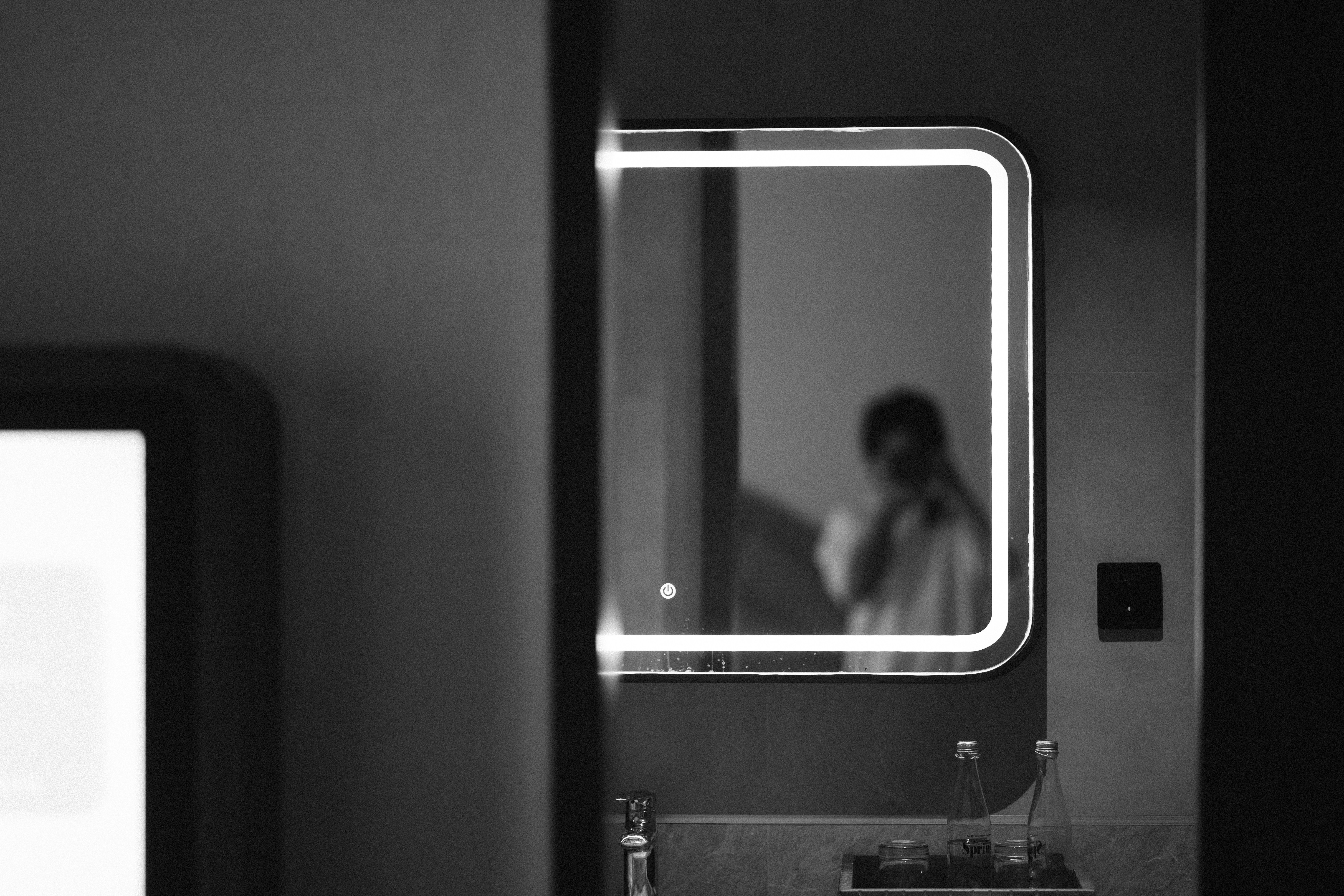 Reflections of Solitude in Monochrome
