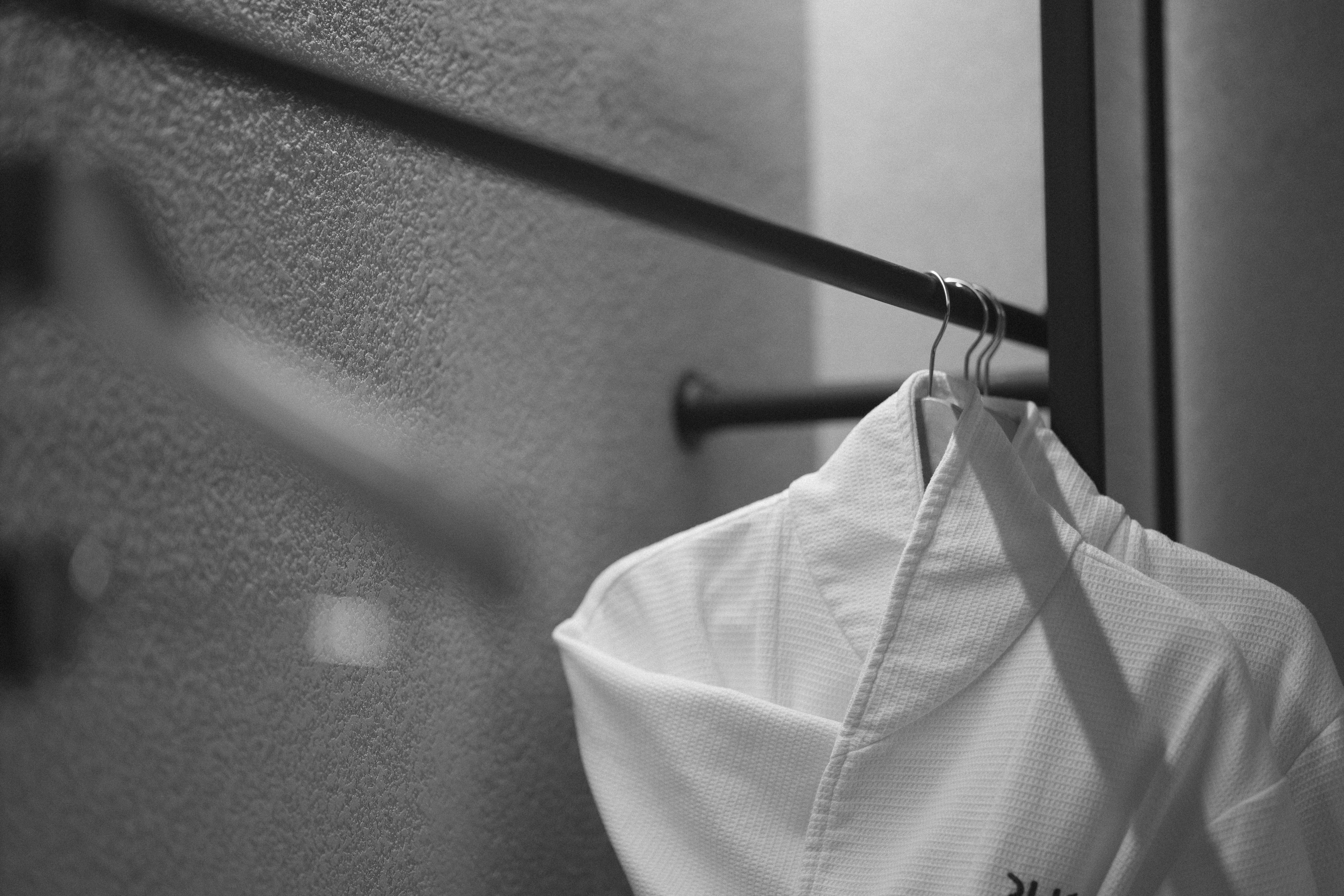 The Quiet Elegance of a Hanging Robe