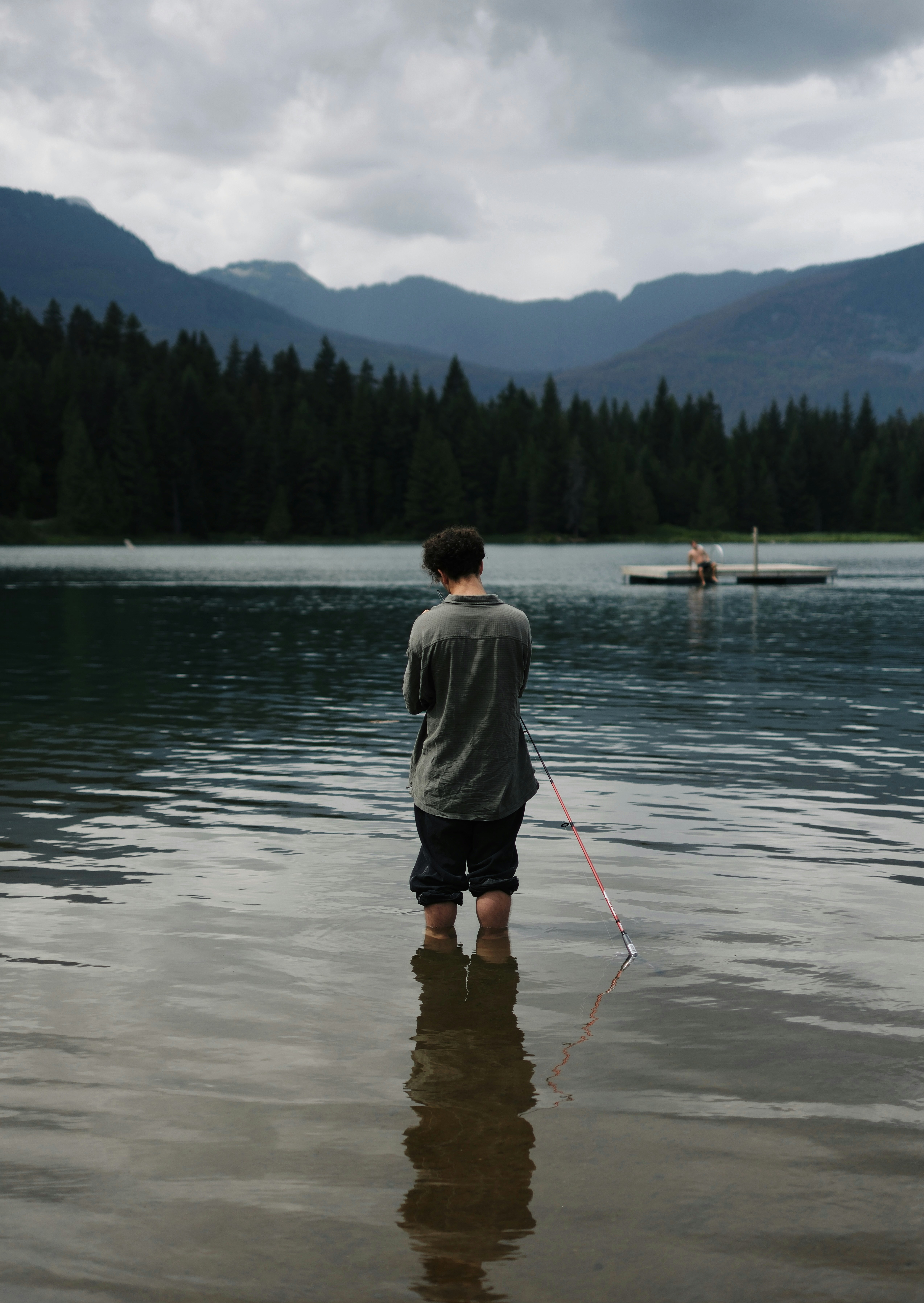 Reflections of Solitude at Water's Edge