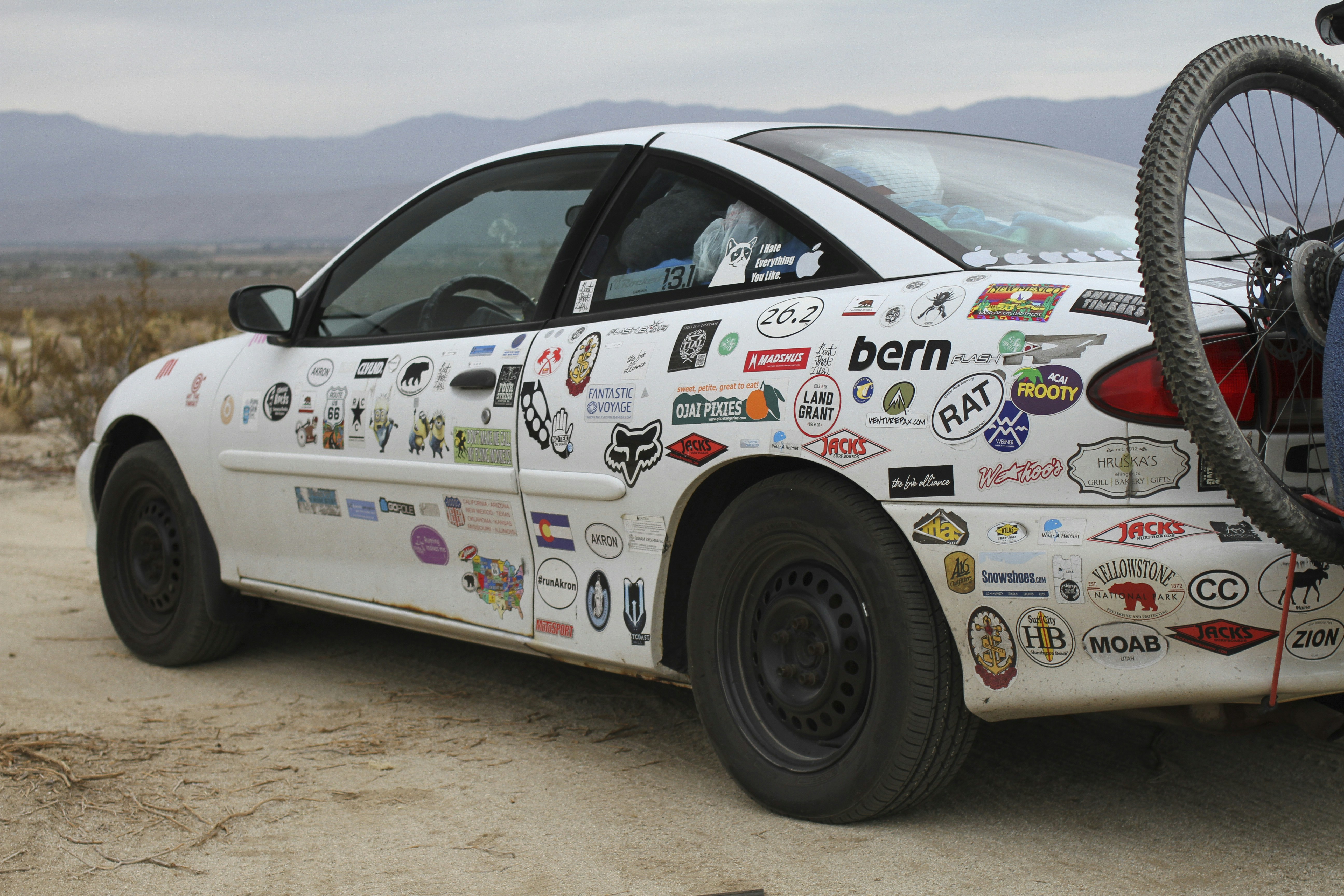 A Canvas of Adventures: The Stickered Journey