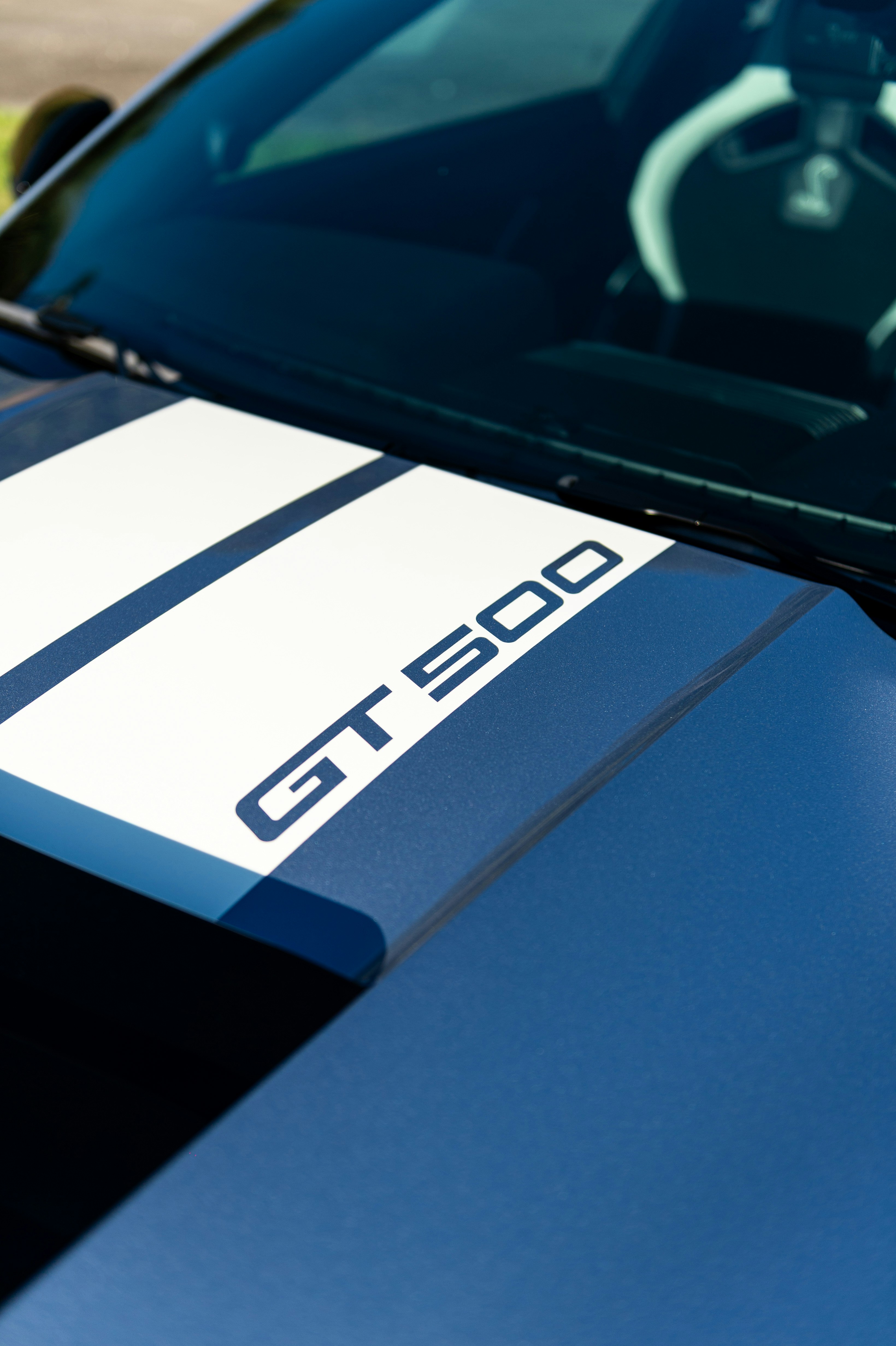 Precision Meets Power: The GT500 Hood Emblem