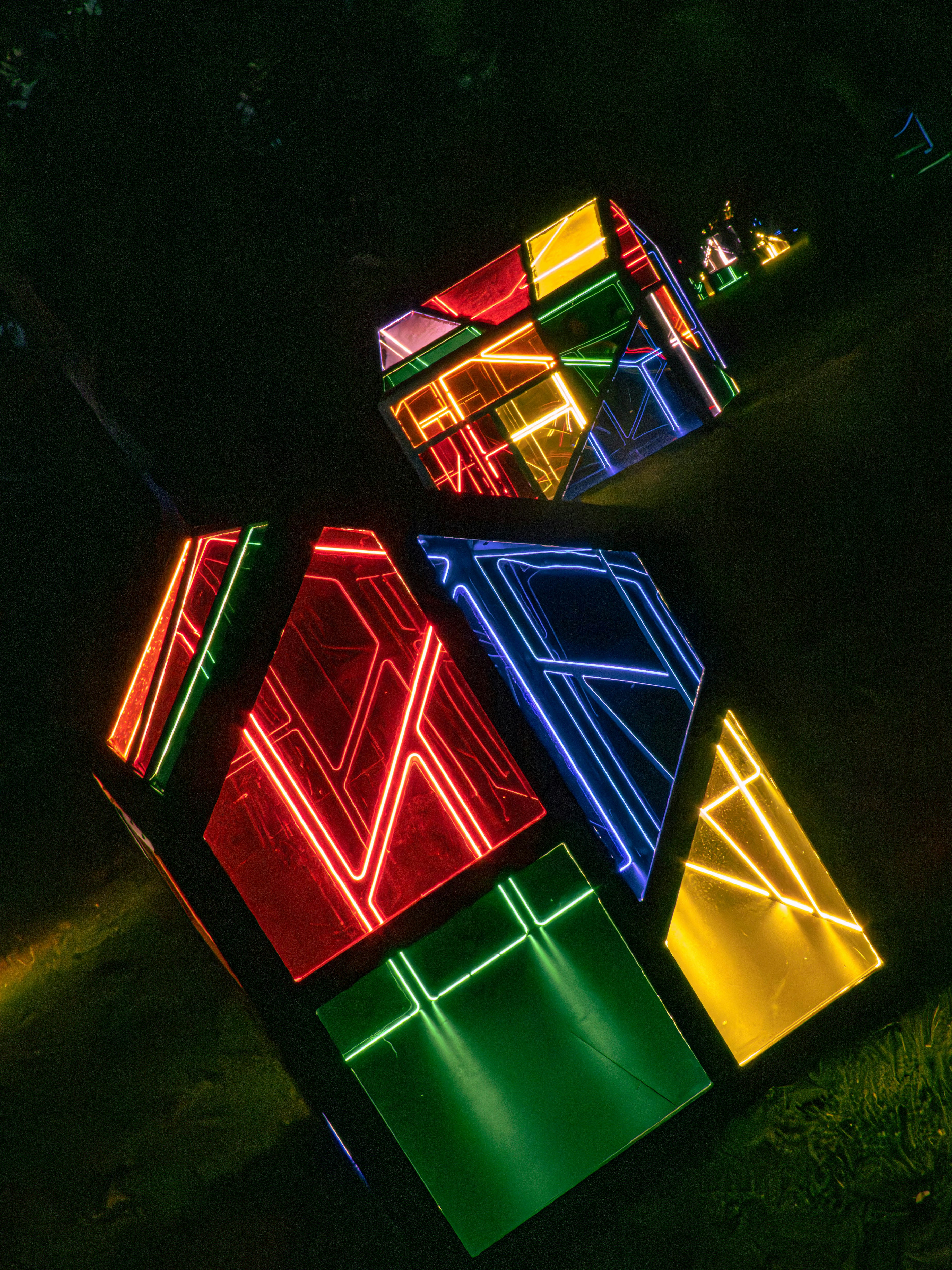 Illuminated Geometric Whimsy