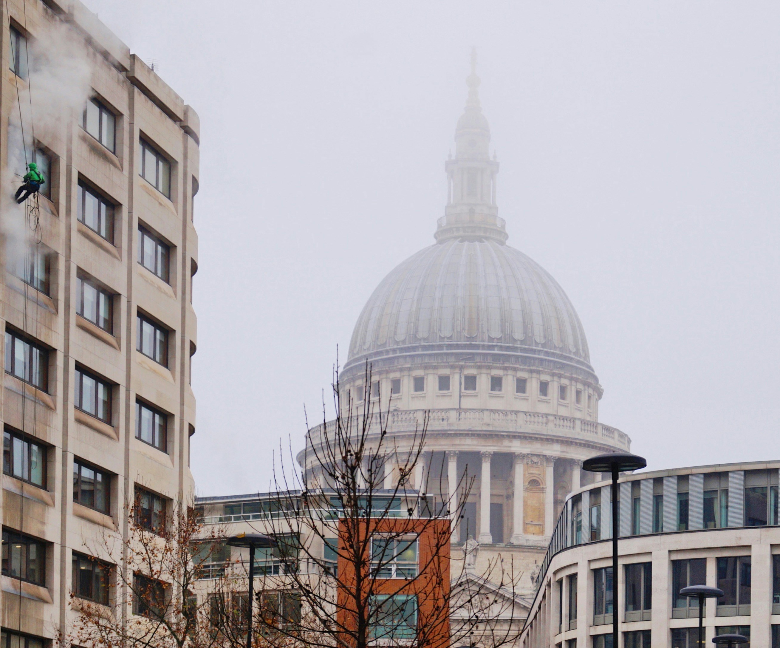 St Paul's Cathedral - London, United Kingdom | Saint paul's cathedral looms over london buildings.