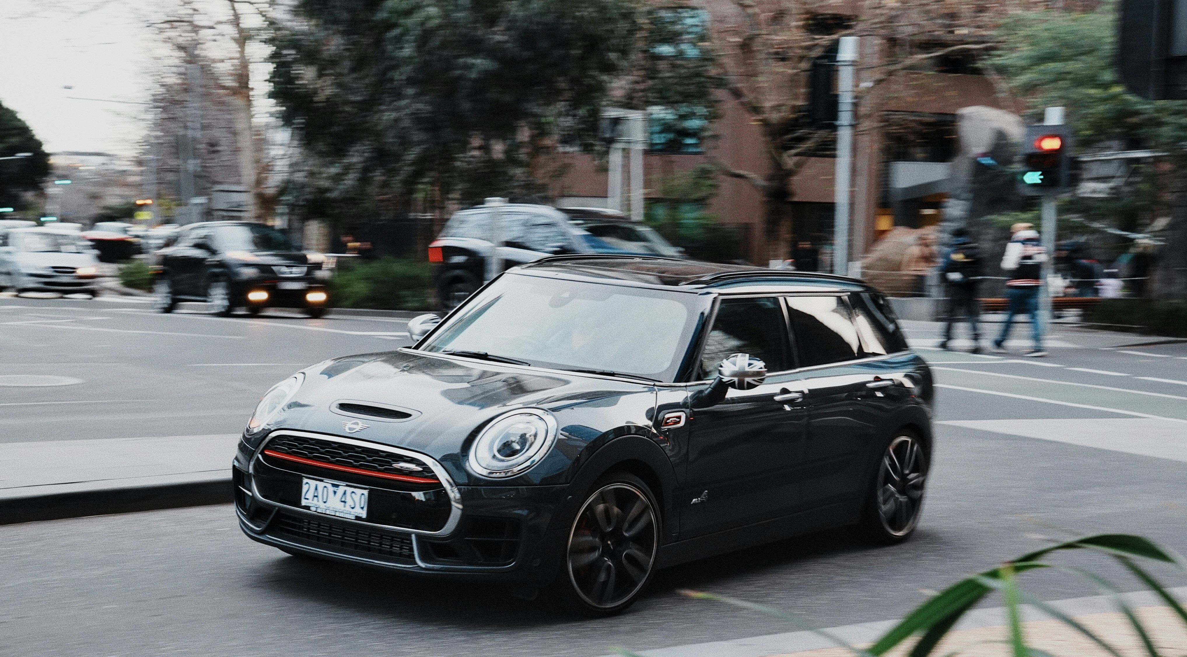 Urban Motion: The Mini's Dance Through City Streets