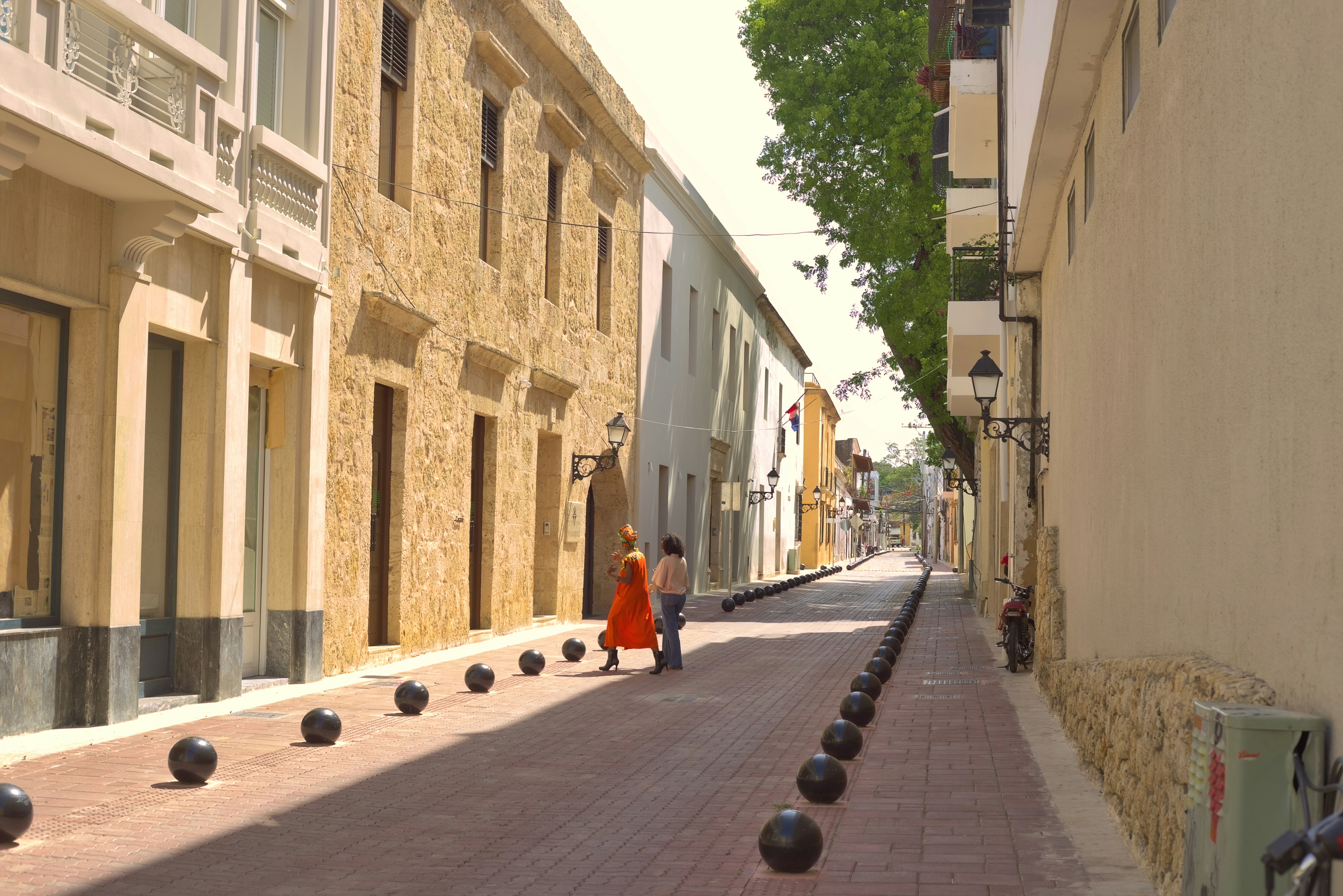 A Serene Stroll Through Historic Streets