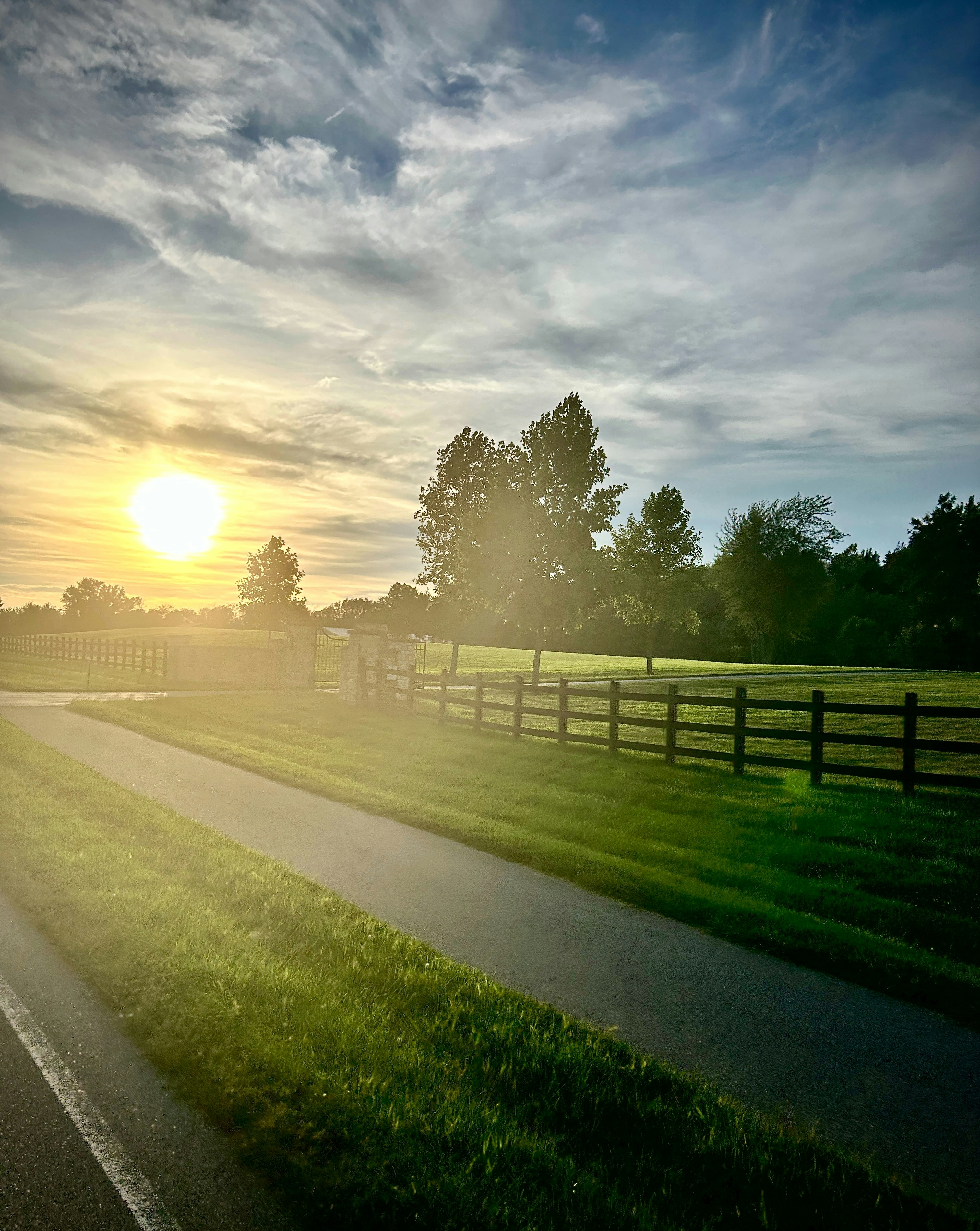 Golden Hour at the Country Path