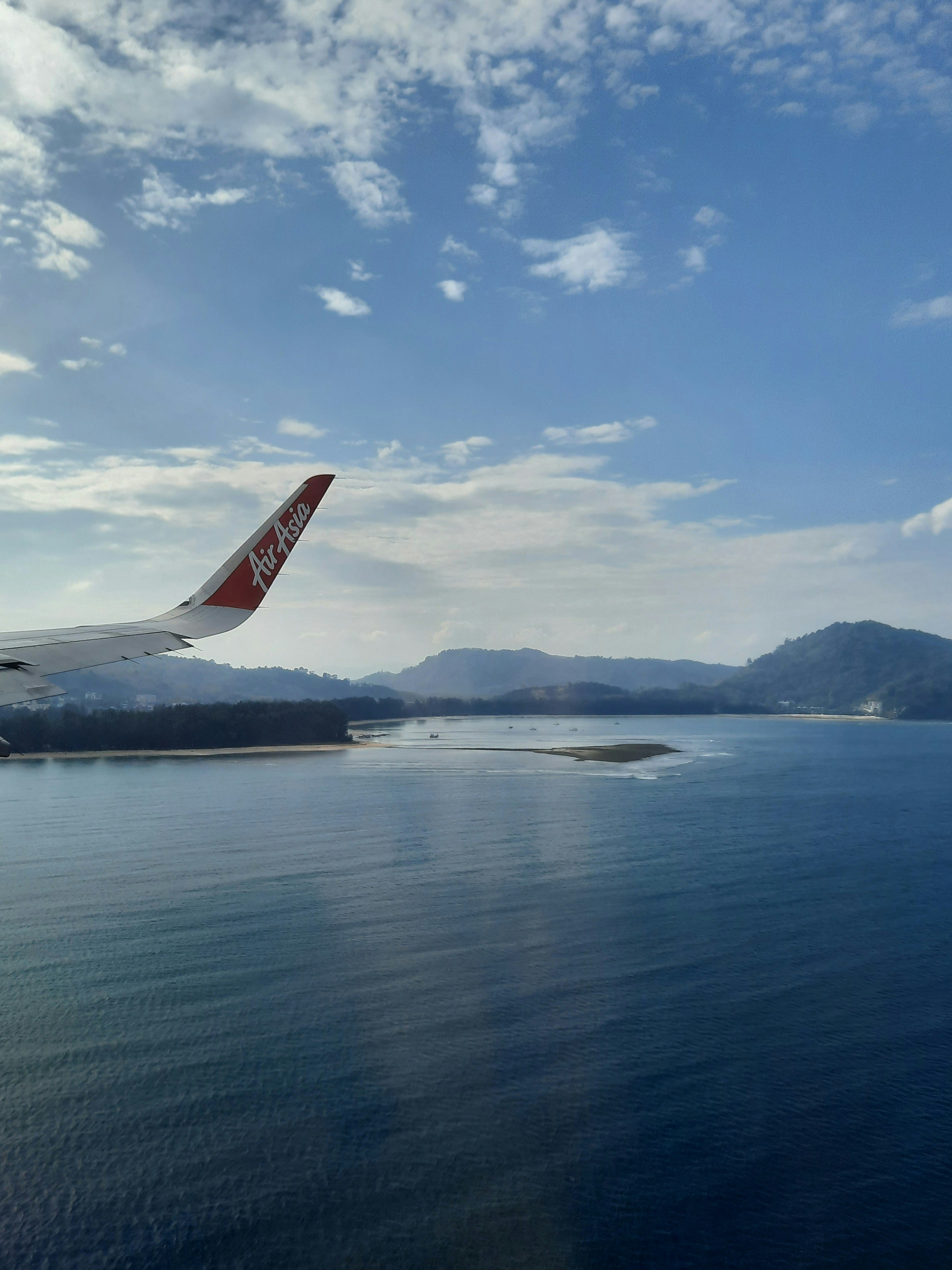 Soaring Over Serene Waters