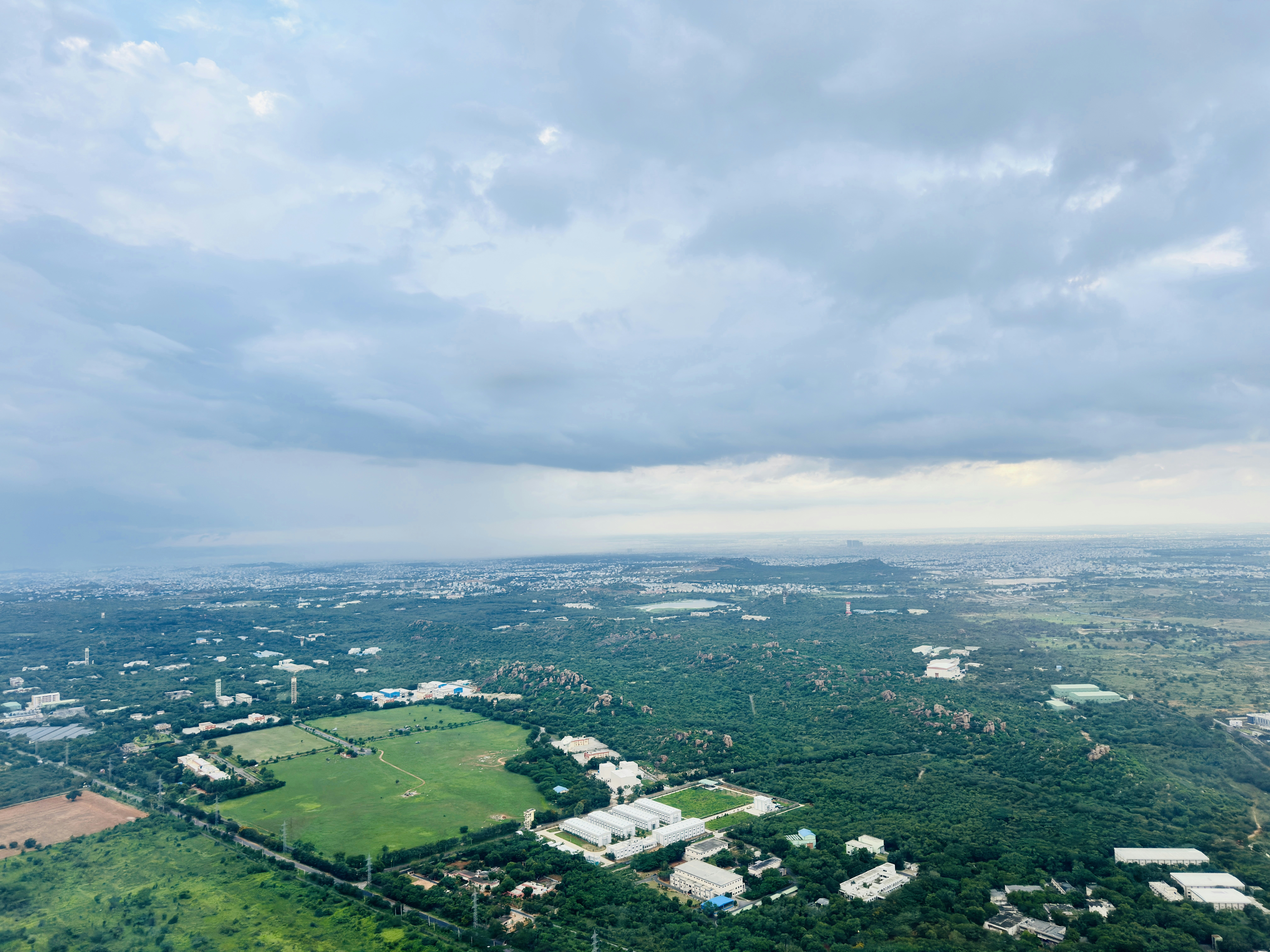 Emerald Tapestry: Aerial View of Lush Landscapes