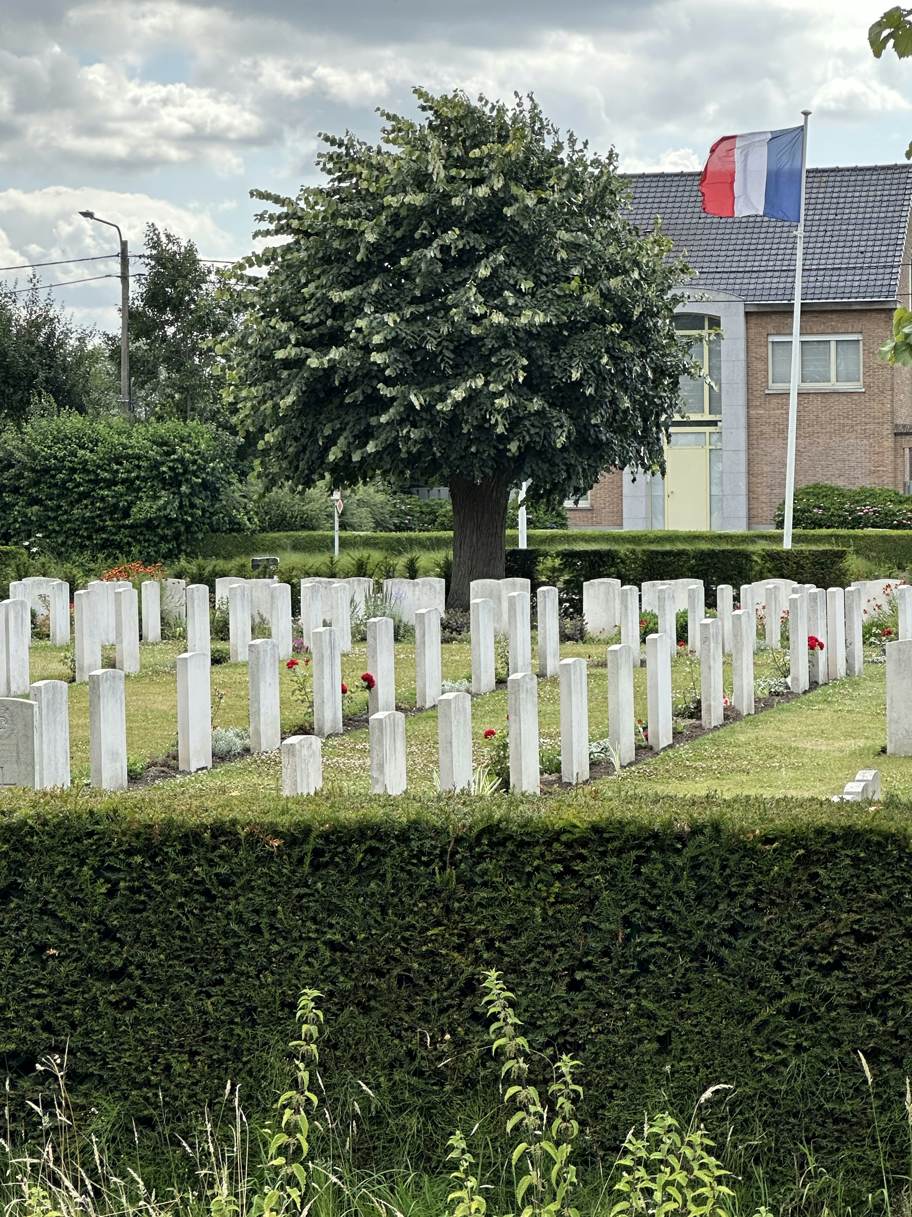 Whispers of Remembrance: A Tribute in Stone and Green