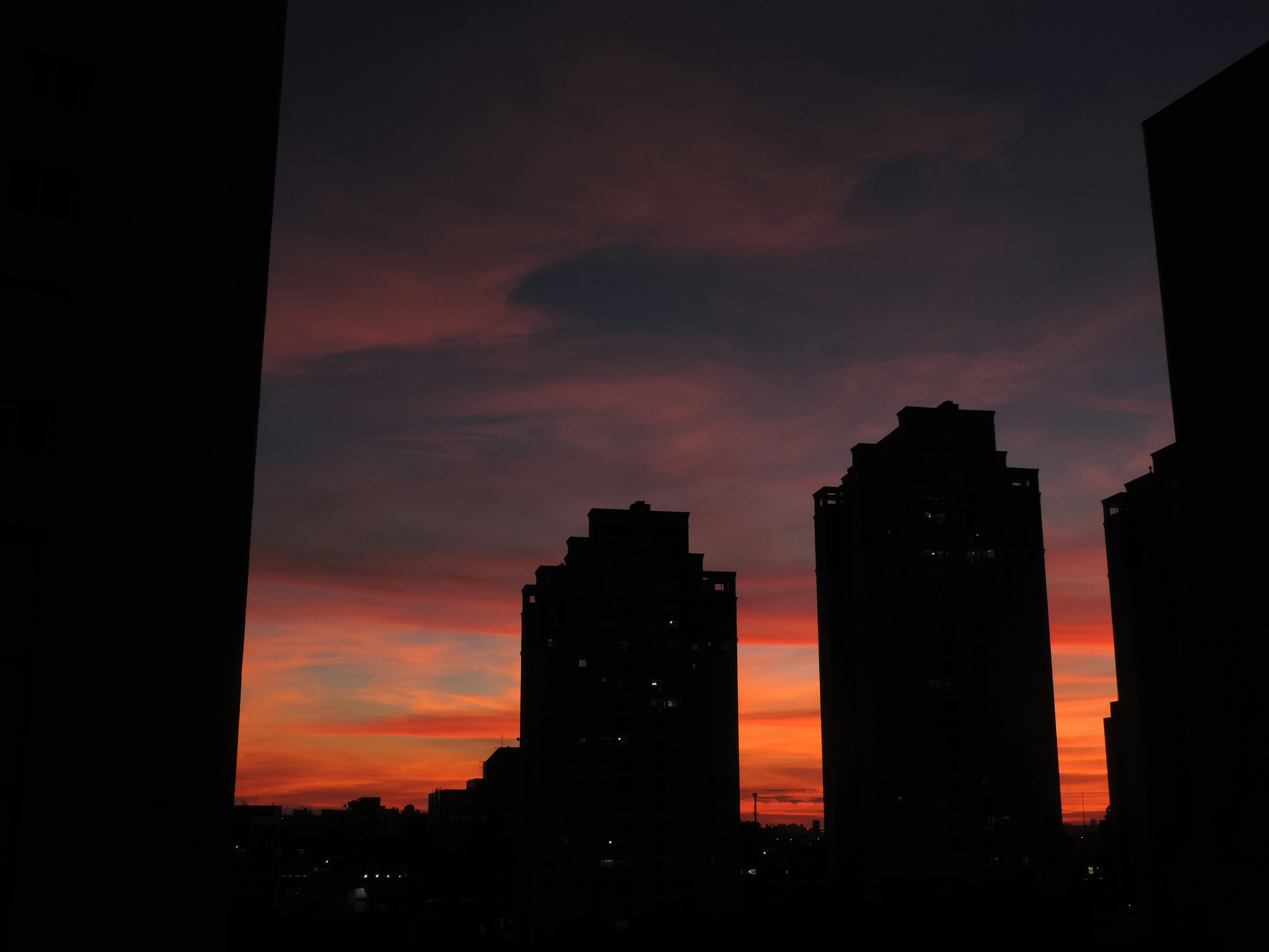 Urban Silhouettes at Dusk