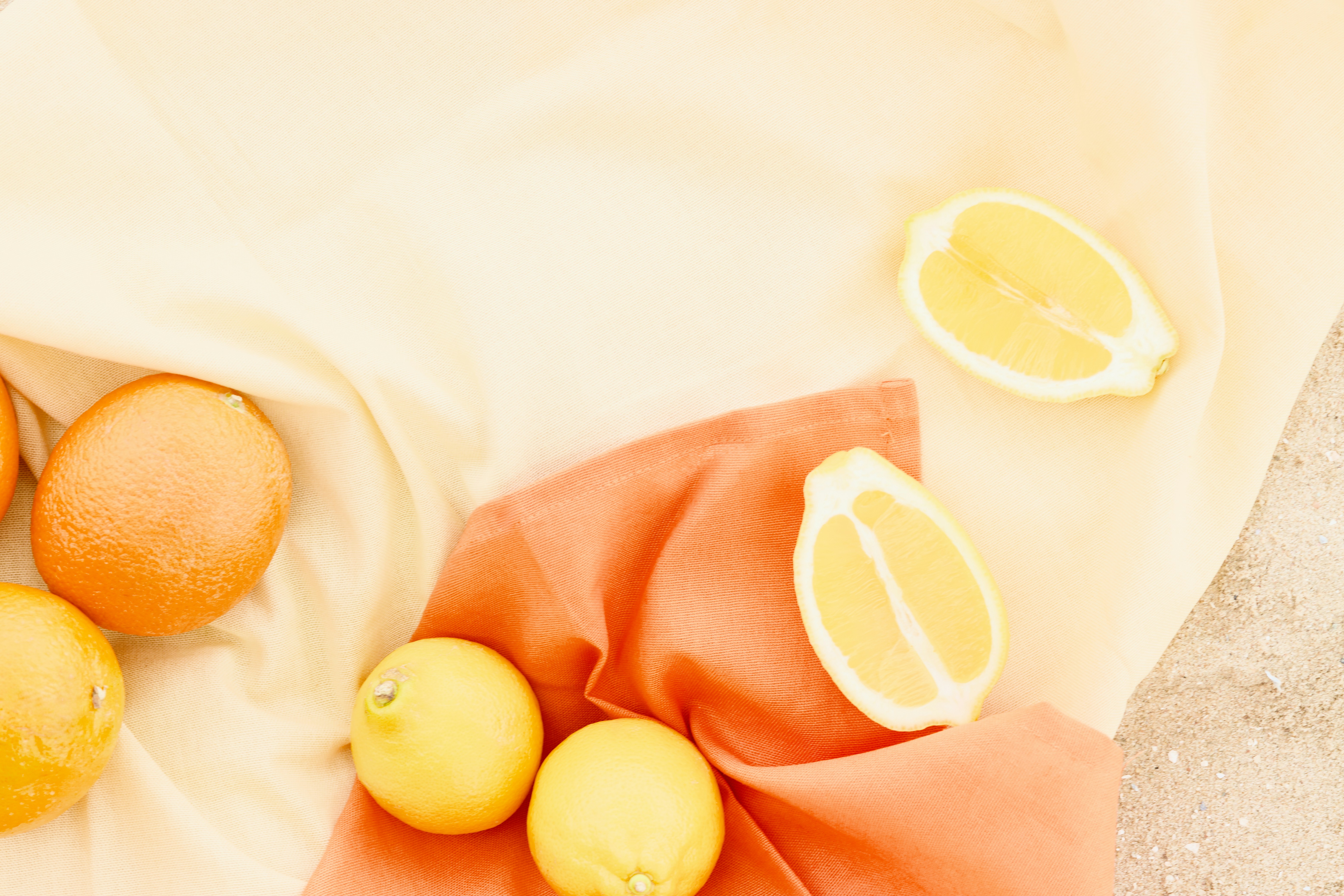 Citrus Harmony on Soft Textiles