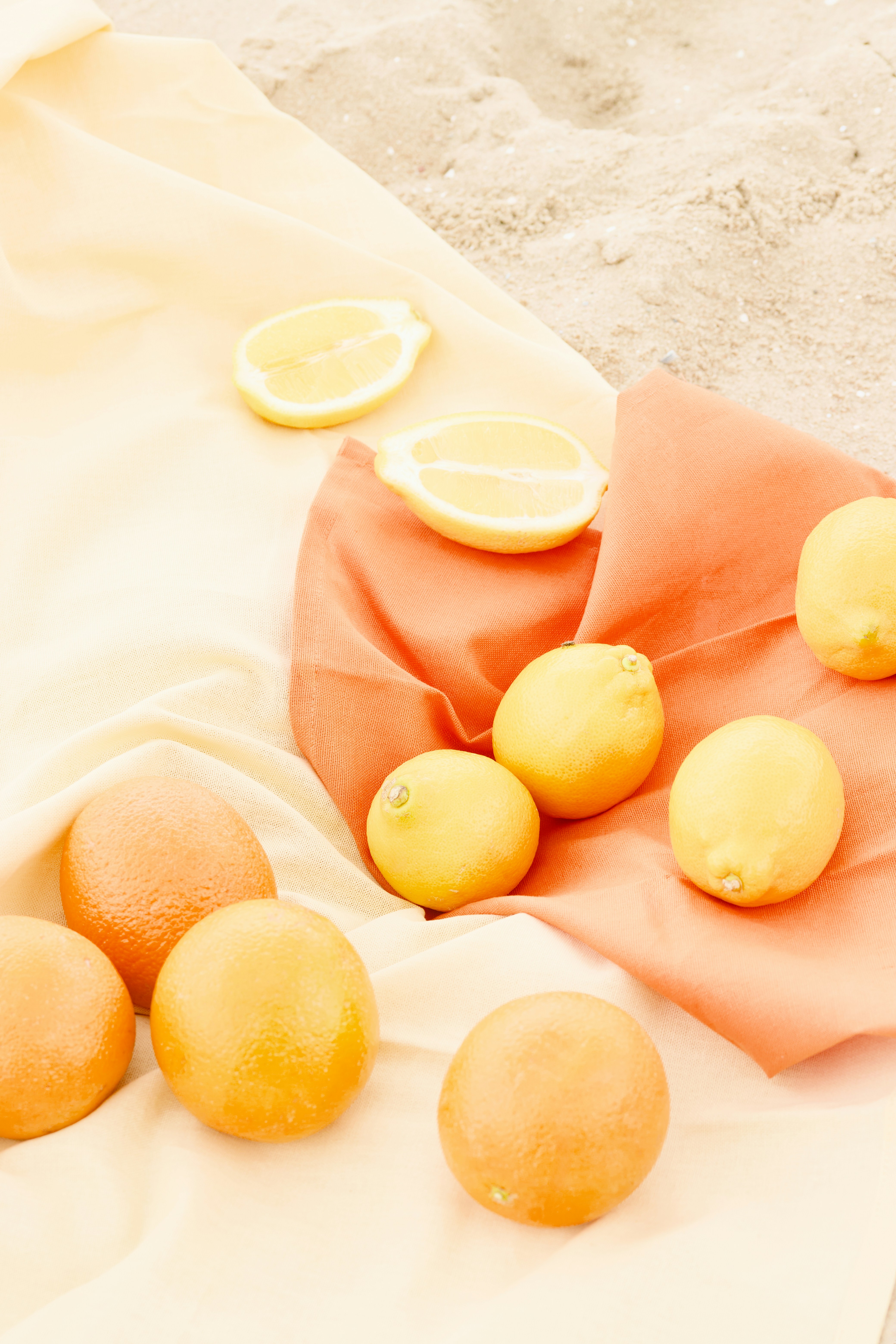 Citrus Harmony on Soft Textiles