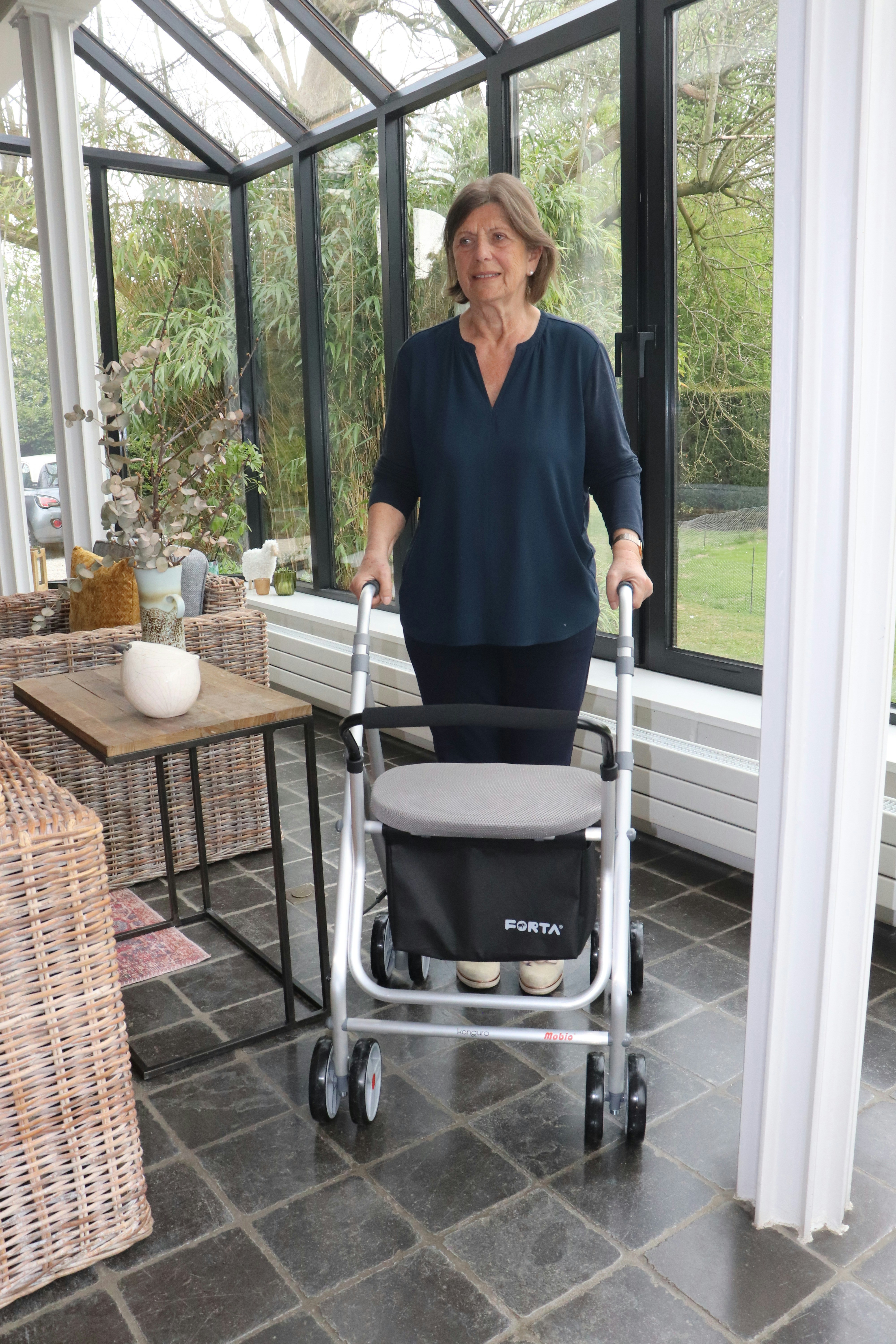 Quiet Strength in a Sunlit Conservatory
