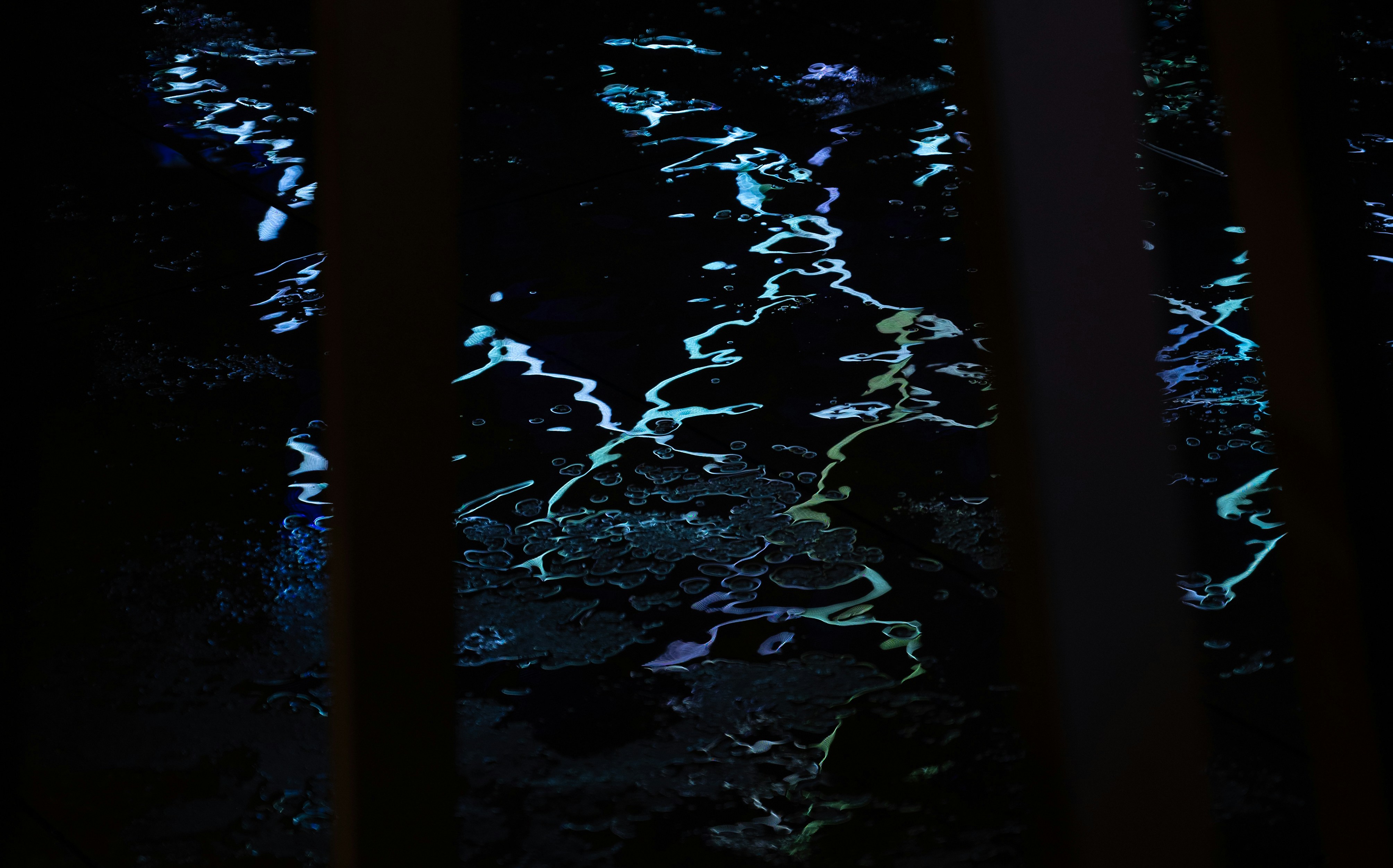 Reflections of Night: A Dance of Light on Water