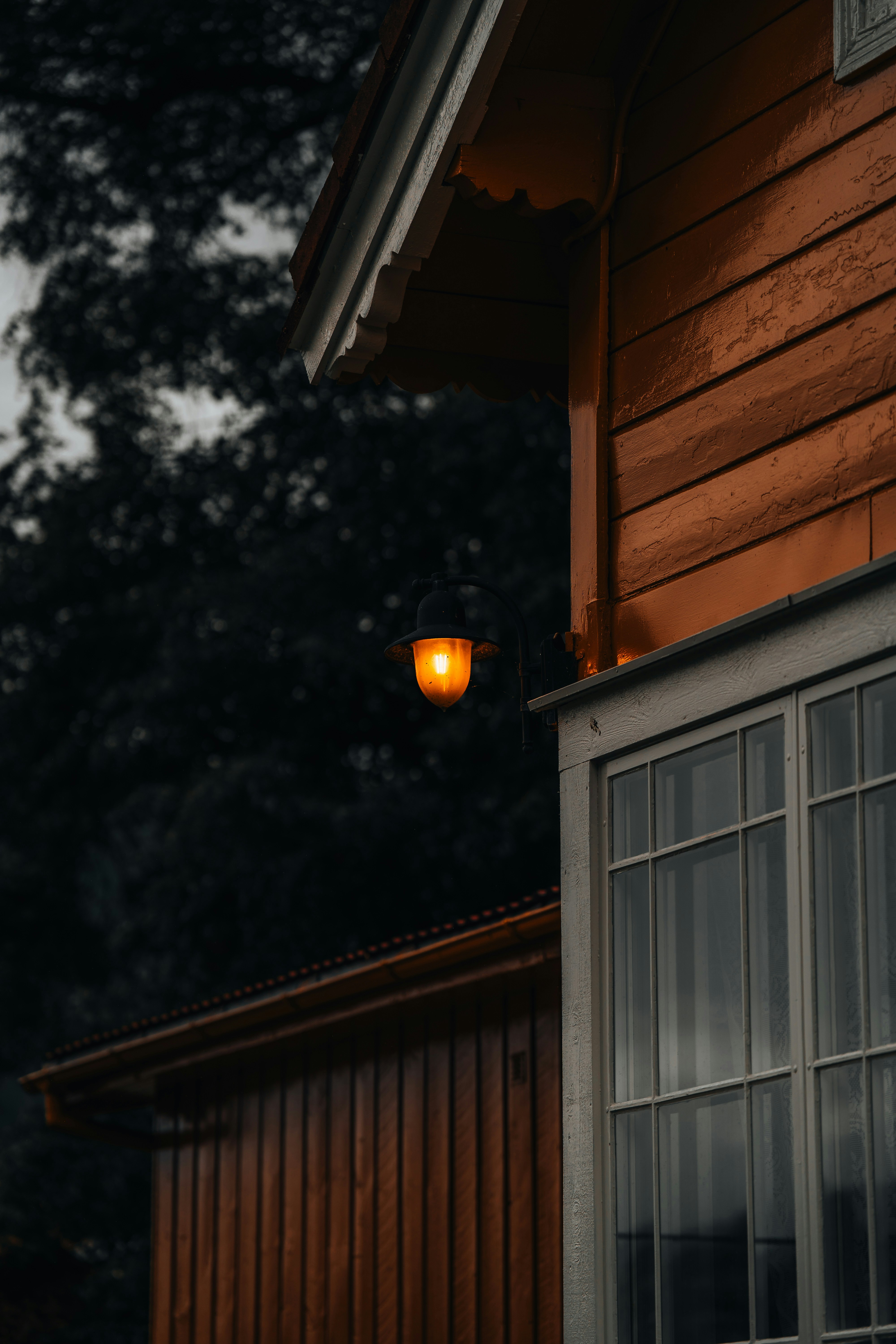 Warm Glow Amidst Rustic Charm