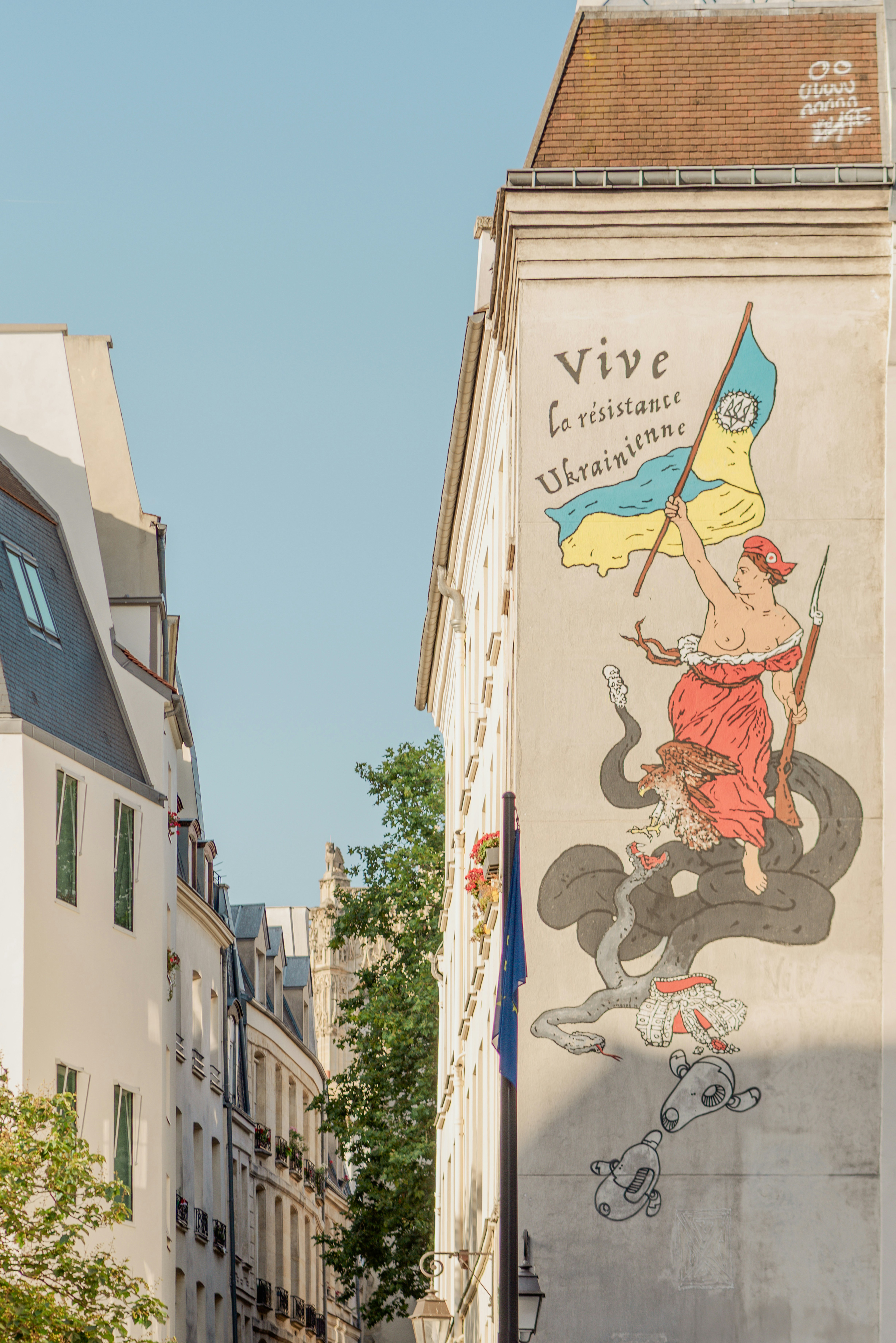 A Mural of Resilience: Echoes of Ukrainian Spirit