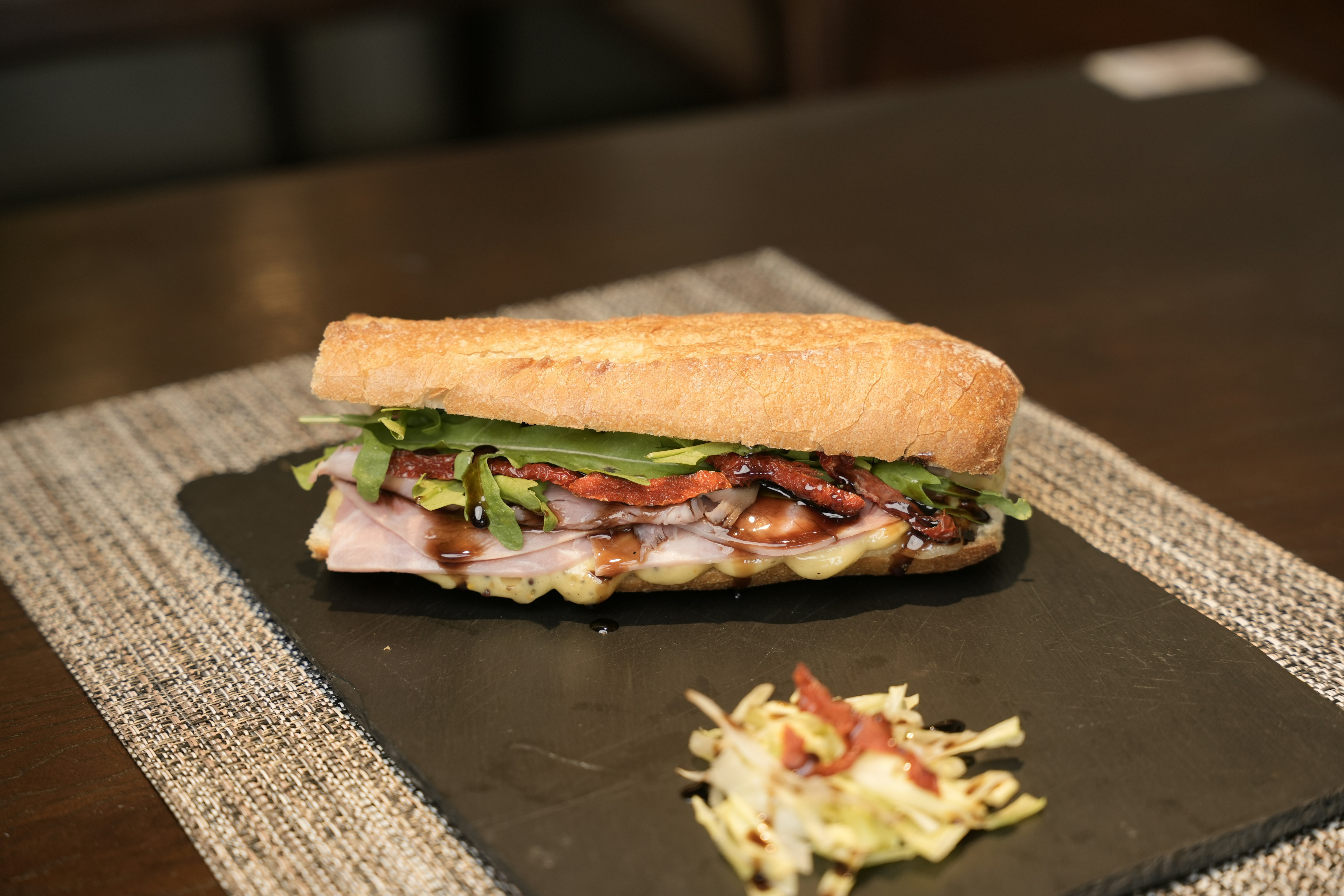 Gourmet Delight: A Culinary Masterpiece on Artisan Bread