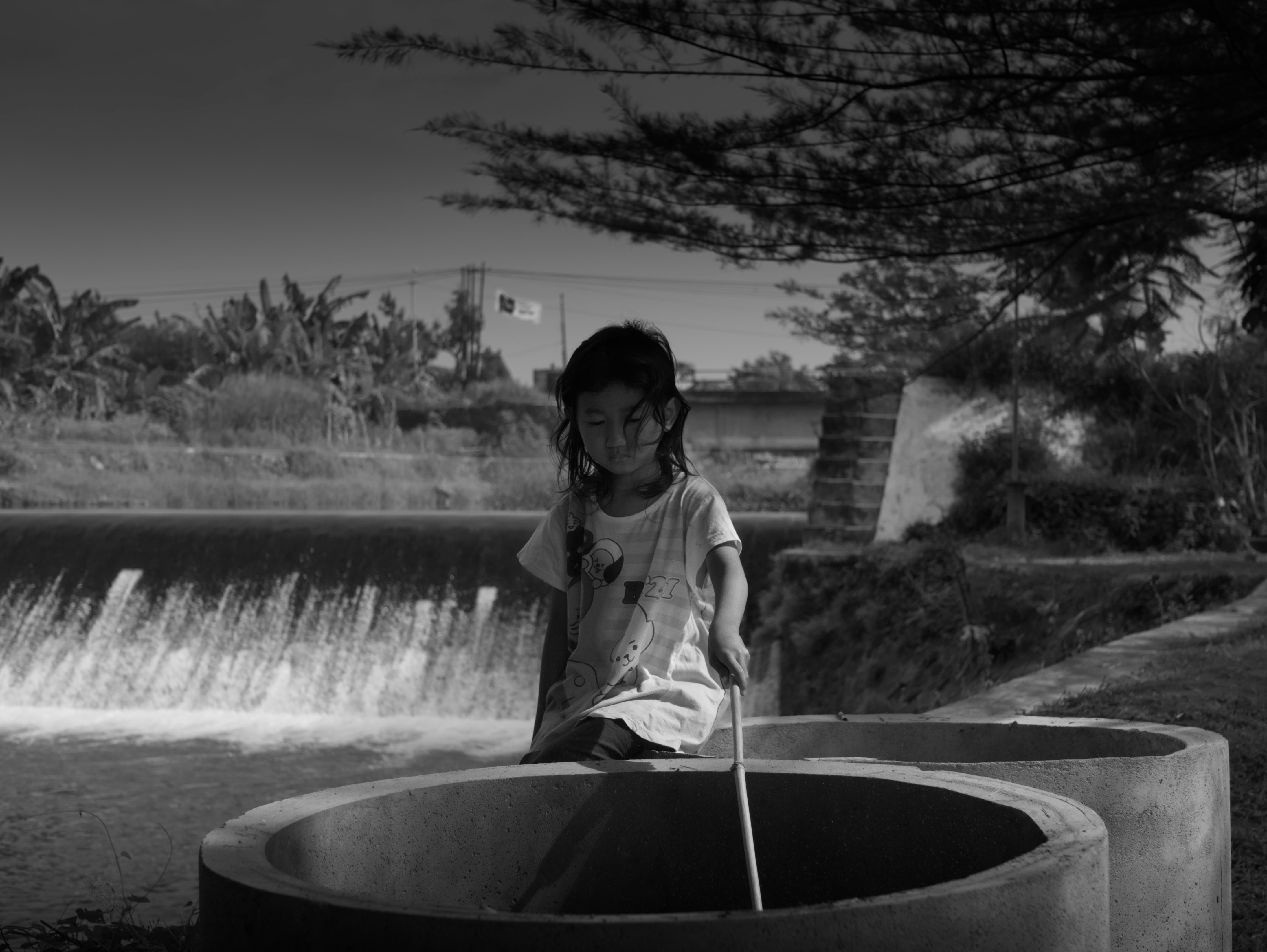 Whispers of Childhood by the Water's Edge